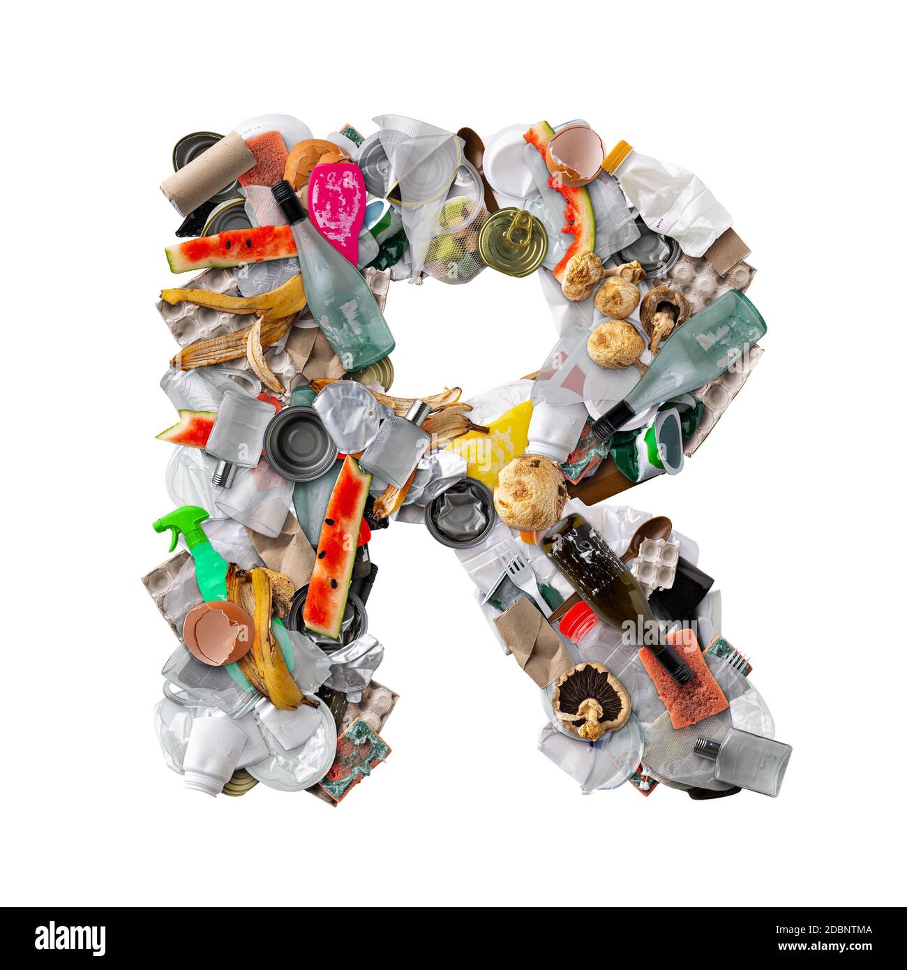 Letter Rubbish Trash Font Garbage High Resolution Stock Photography and ...