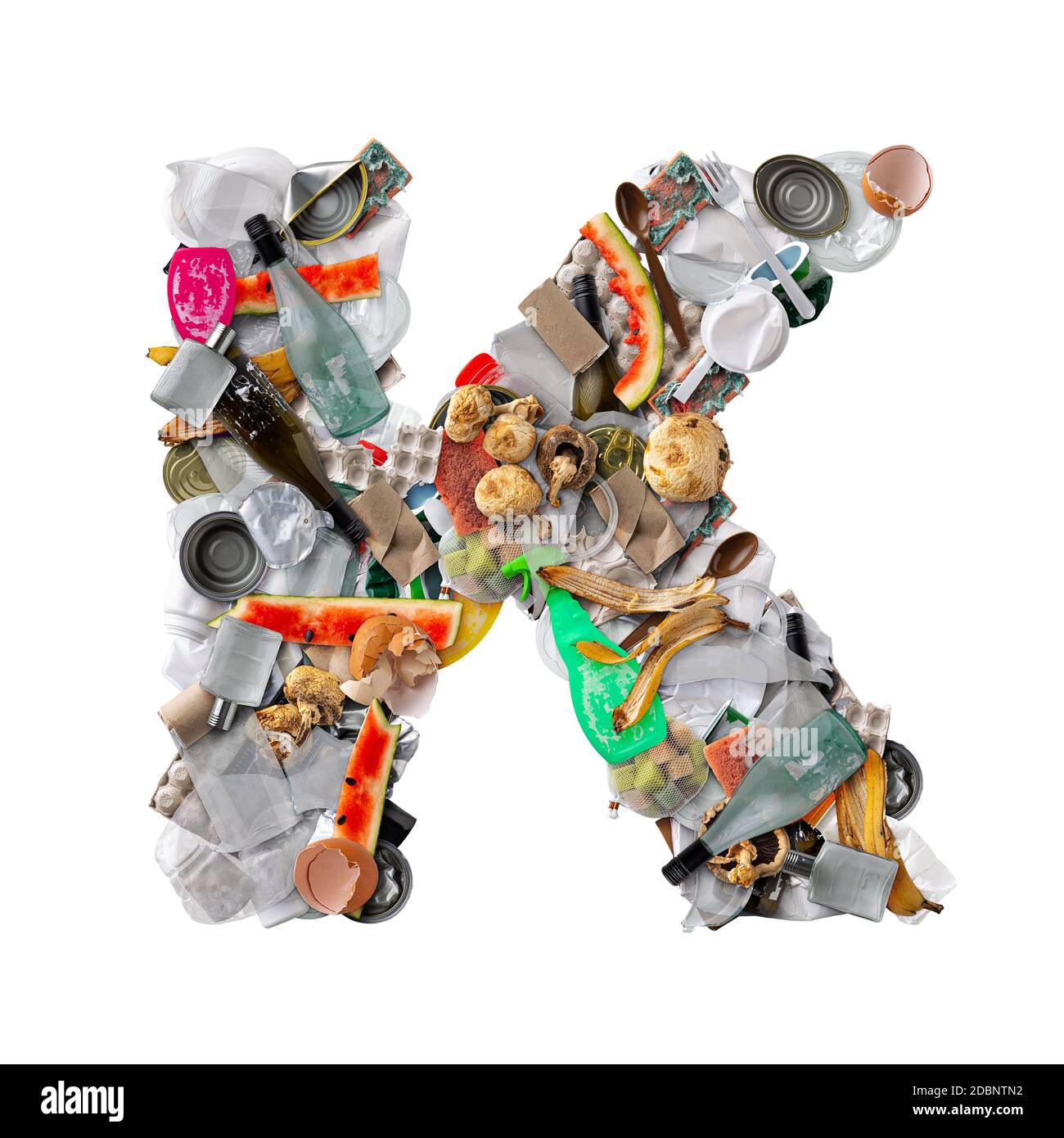 Letter rubbish trash font garbage hi-res stock photography and images ...
