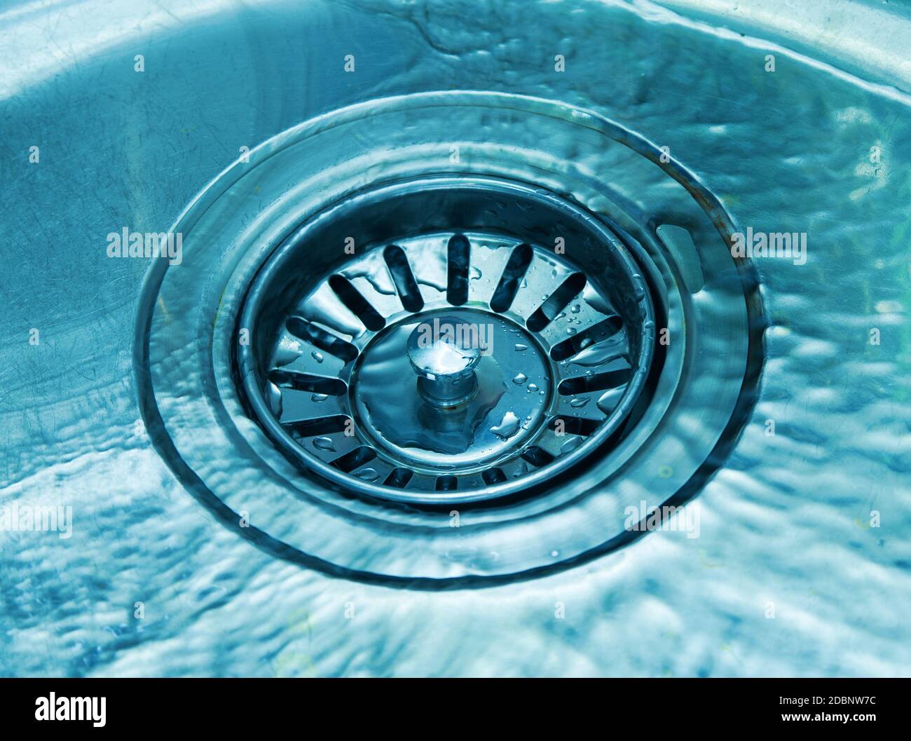 Double kitchen sink close up hi-res stock photography and images - Alamy