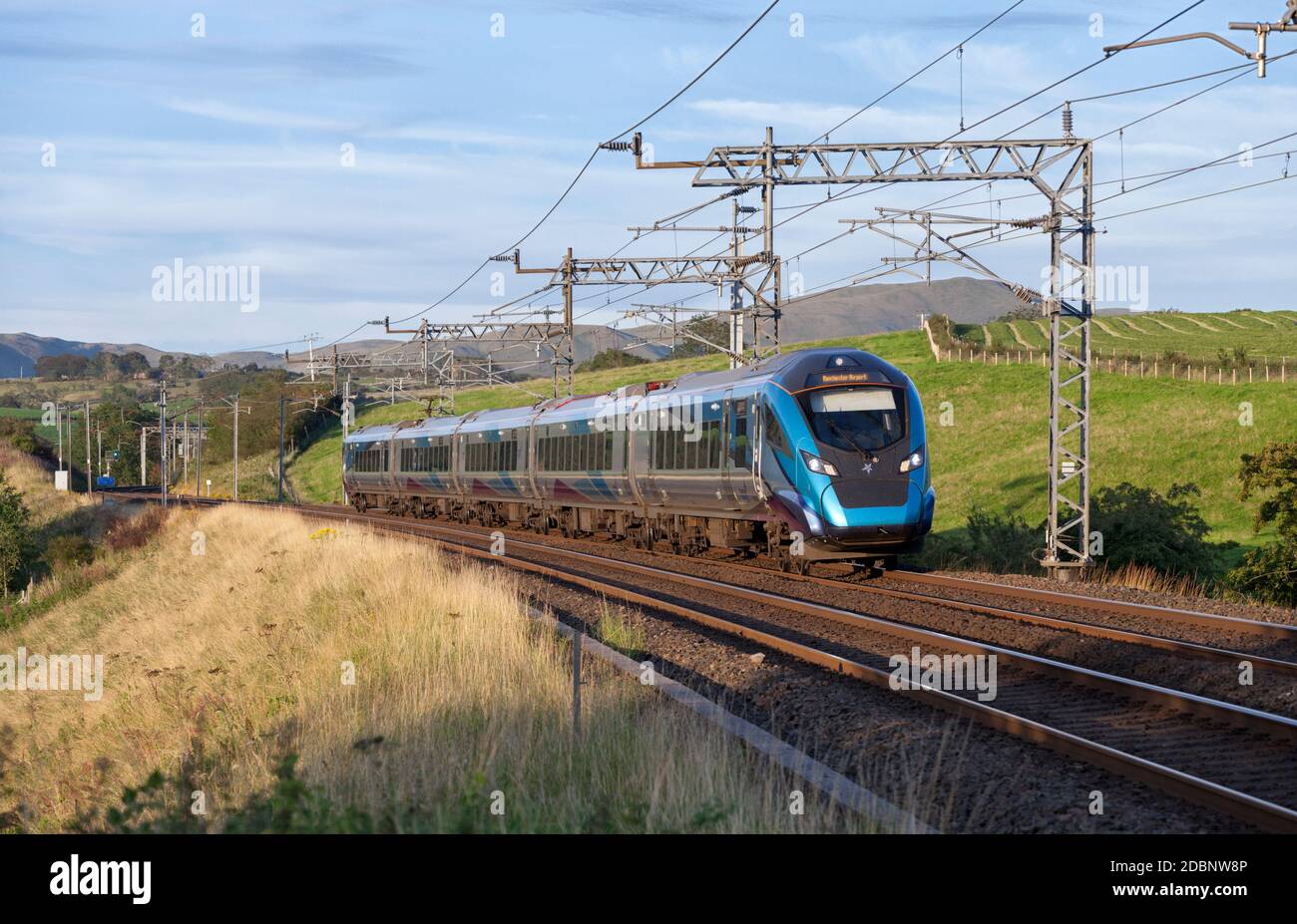 First Transpennine Express CAF class 397 Nova 2 electric train on the ...