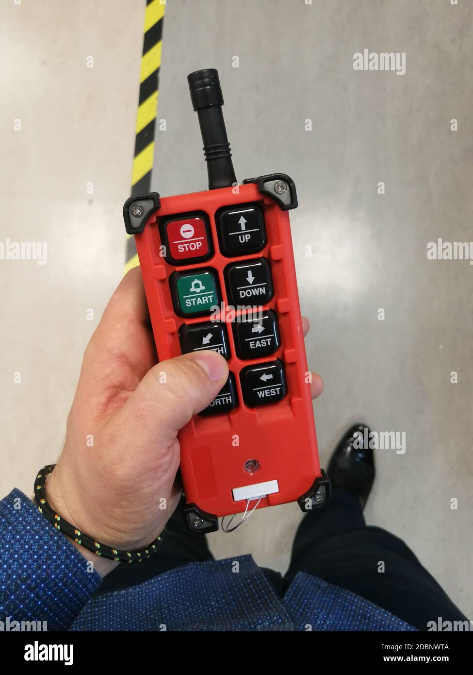 Wireless remote control for modern factory CNC machinery for Industry 4 ...