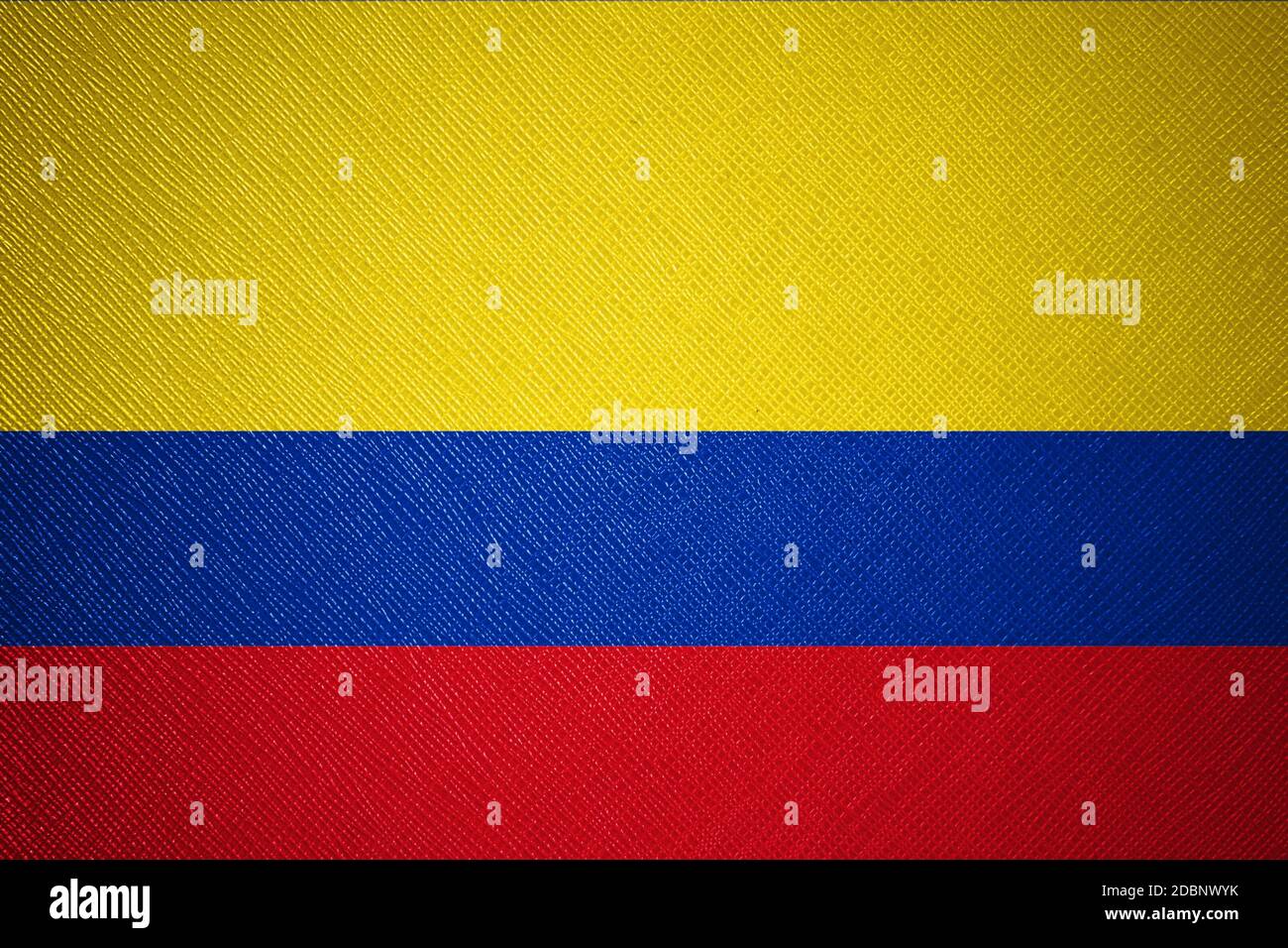 Colombia flag leather texture Stock Photo - Alamy