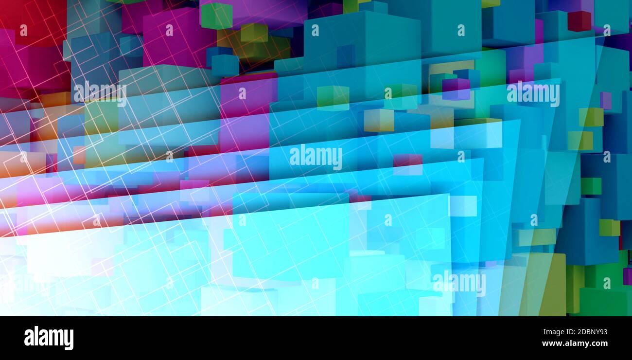 Digital Multimedia with a Media Modern Abstract Stock Photo - Alamy