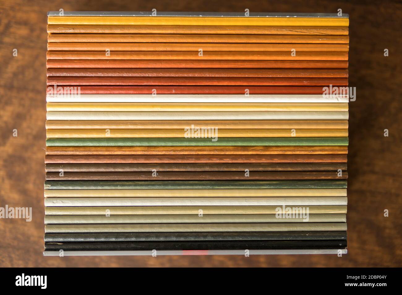 detail of color picker of special paint for painting wood Stock Photo ...