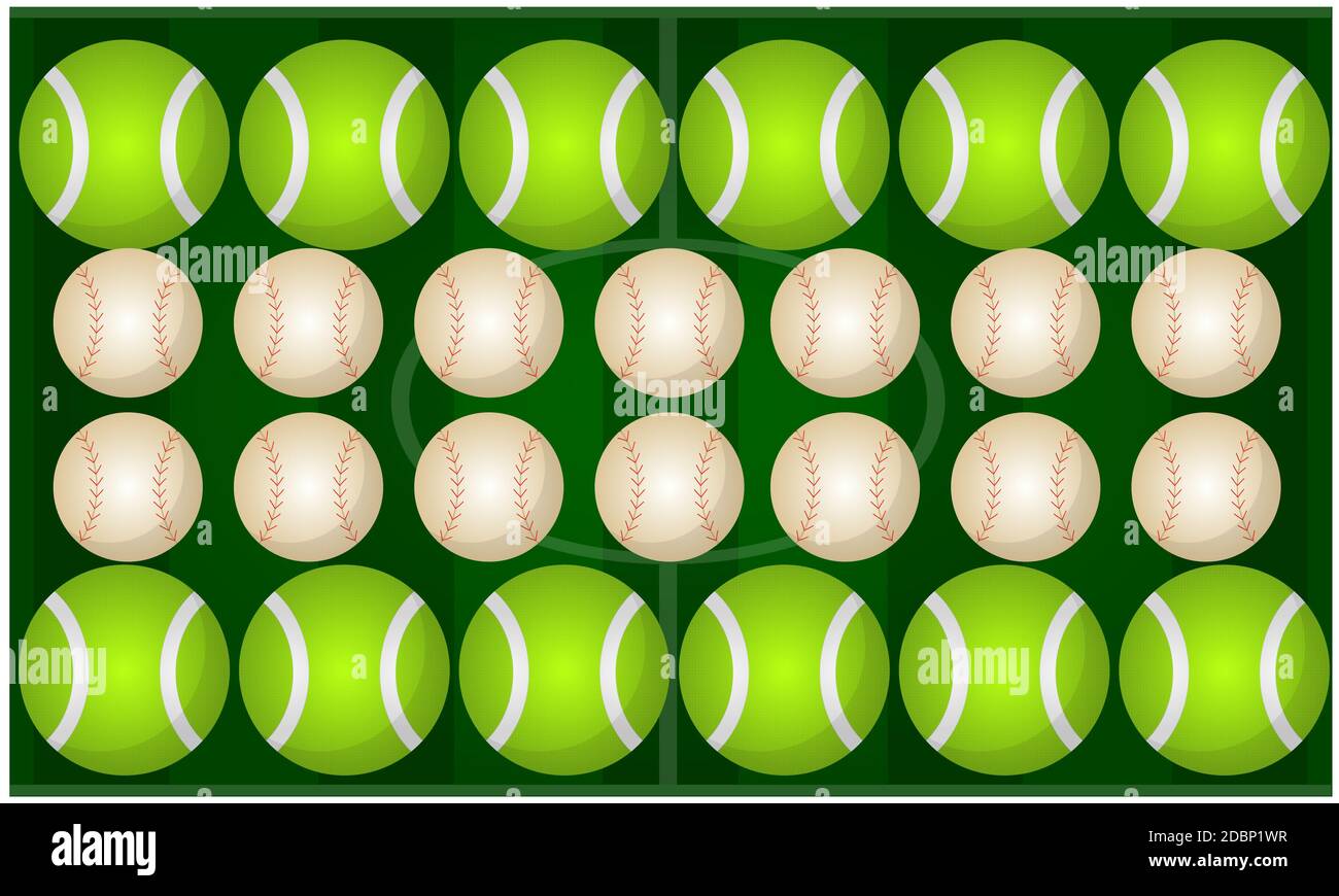 digital textile design of different balls on abstract backgrounds Stock ...