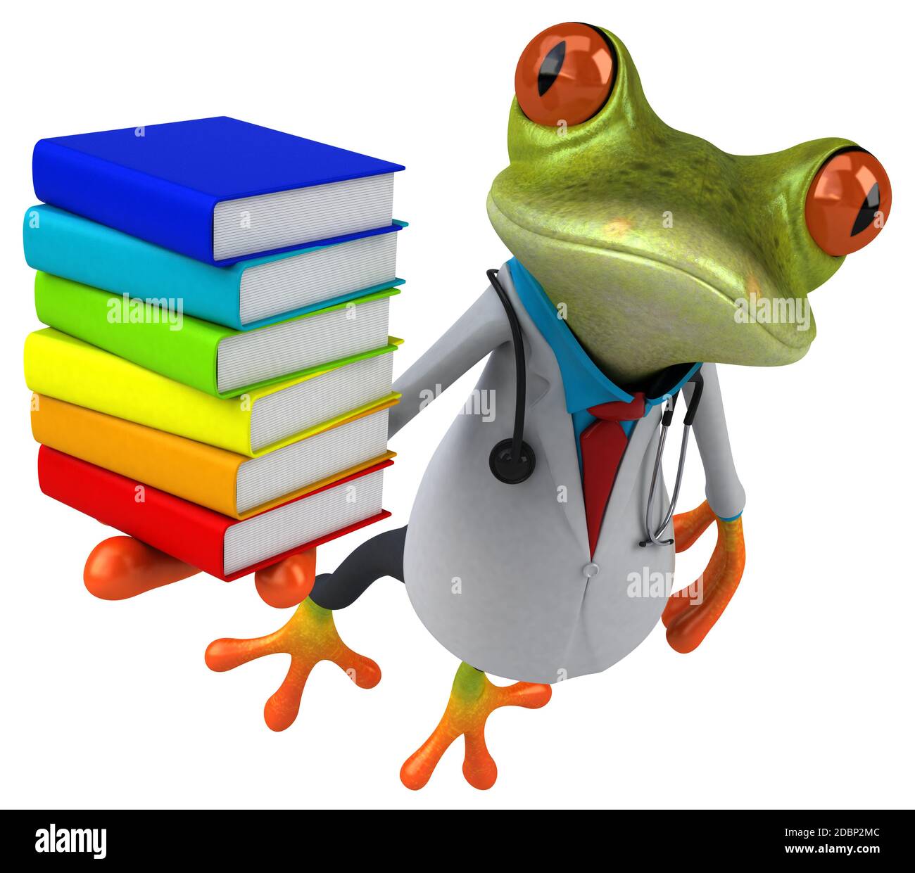 Frog doctor - 3D Illustration Stock Photo - Alamy