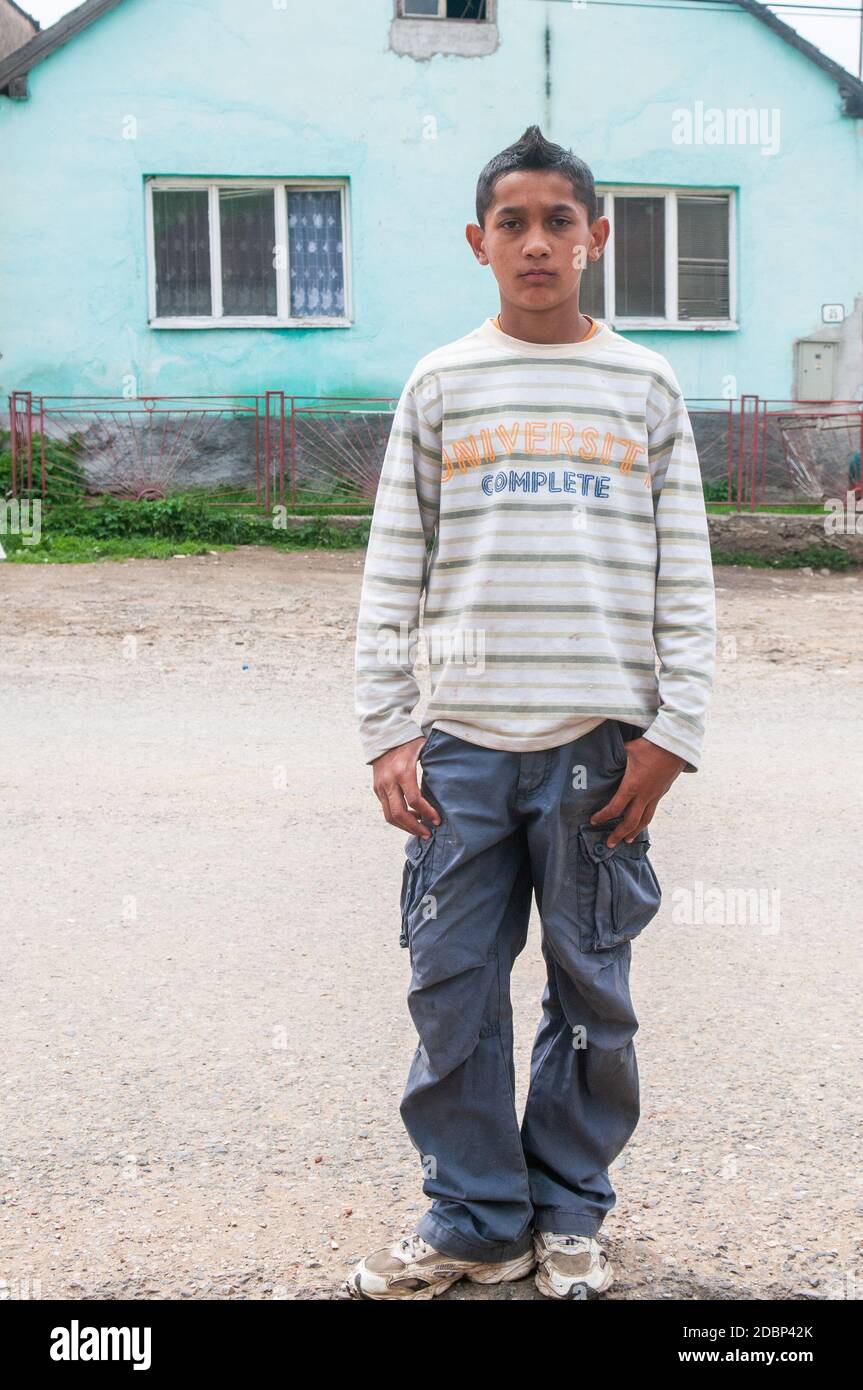 5/16/2018. Lomnicka, Slovakia. Roma community in the heart of Slovakia ...