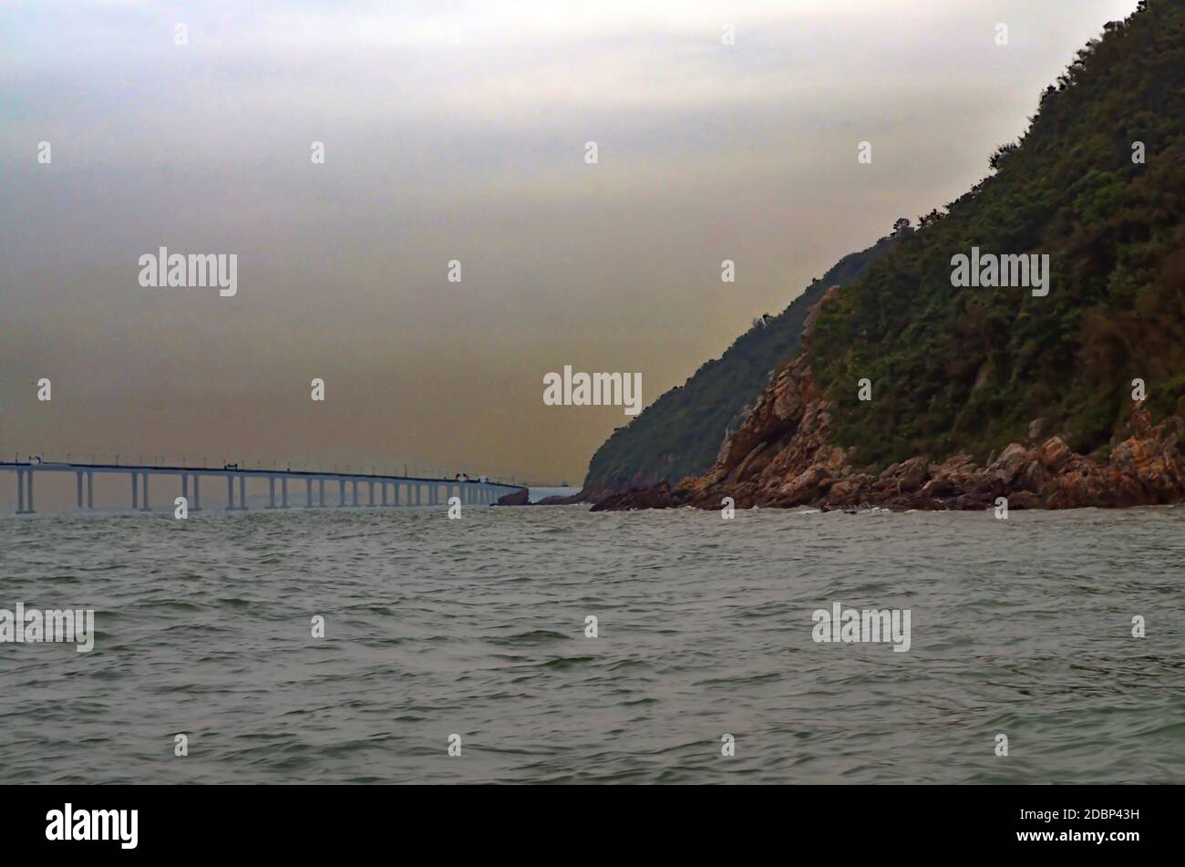 Hong Kong - Tai O Bay Bridge Stock Photo - Alamy