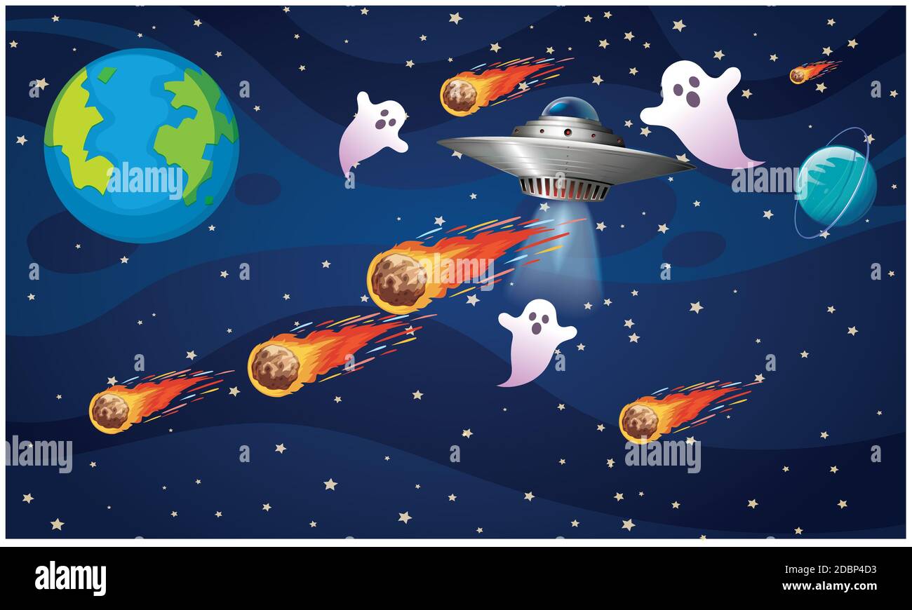 Spaceship travel between planets in hi-res stock photography and images ...
