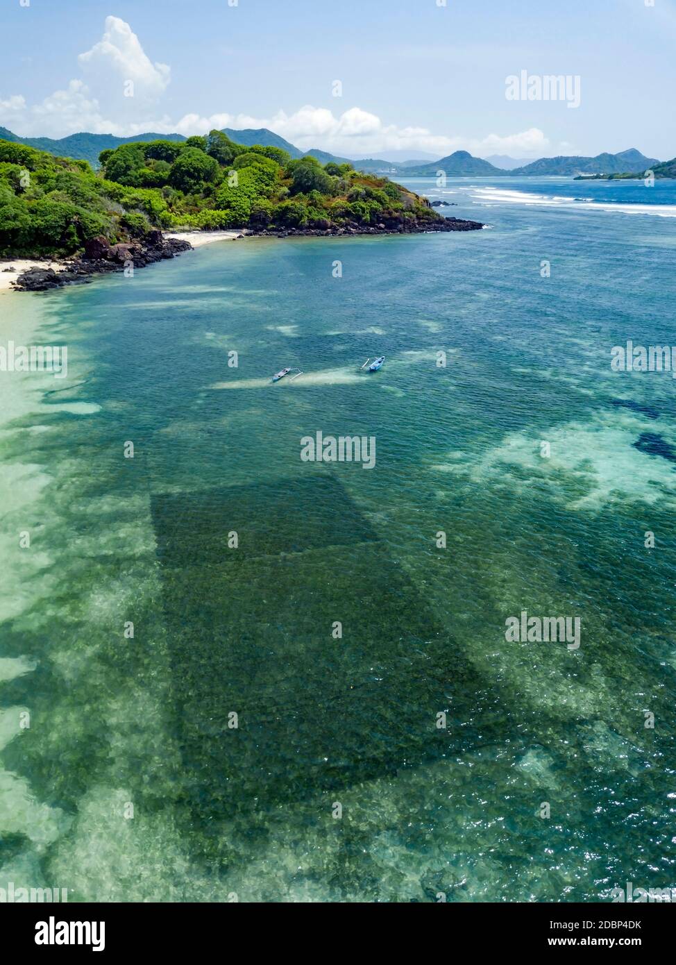 Aerial view of Sumbawa island, Indonesia Stock Photo - Alamy