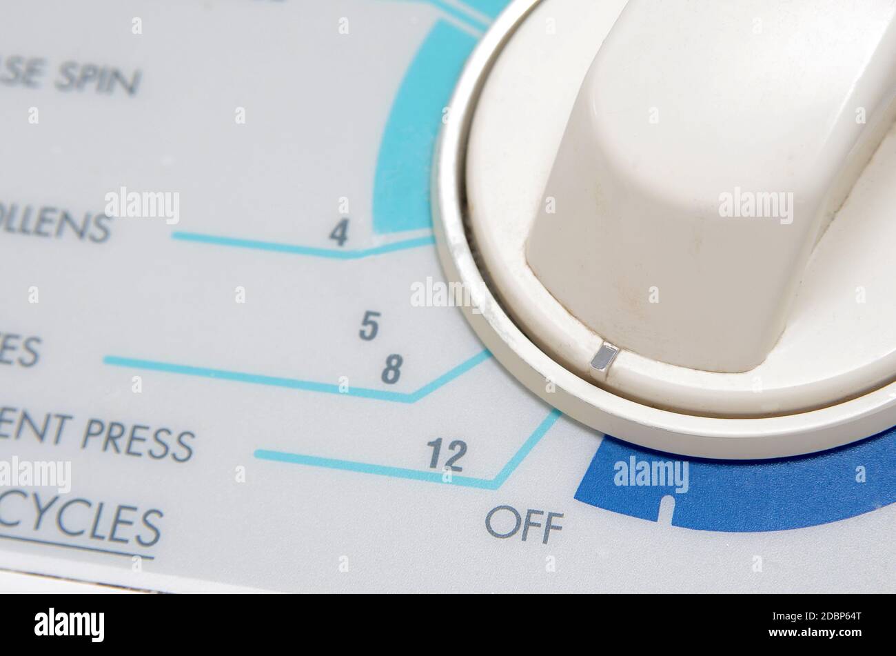Closeup dial wash washing hi-res stock photography and images - Alamy