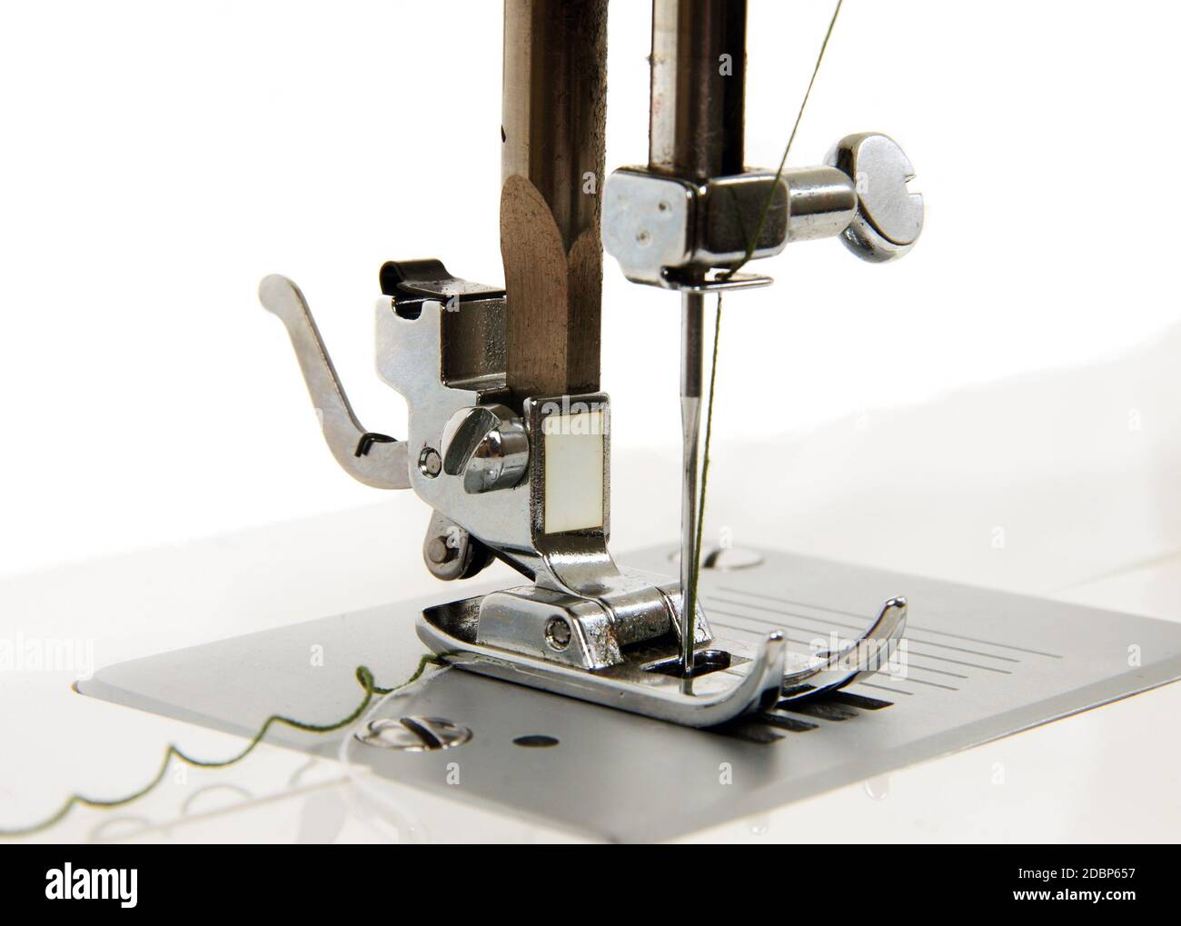 sewing machine details closeup Stock Photo - Alamy