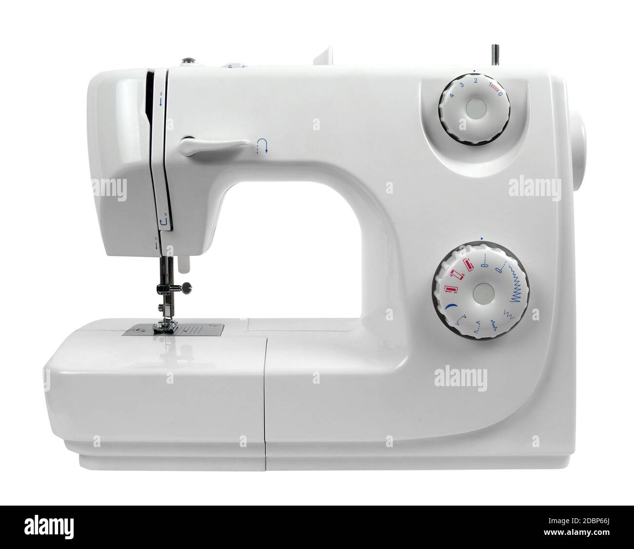 Sewing machine detail on Cut Out Stock Images & Pictures - Alamy