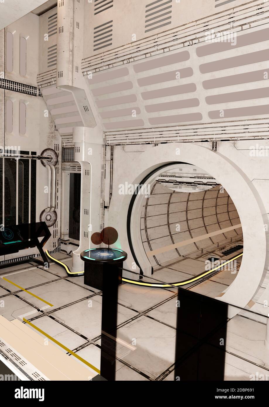 Spacecraft interior hi-res stock photography and images - Alamy