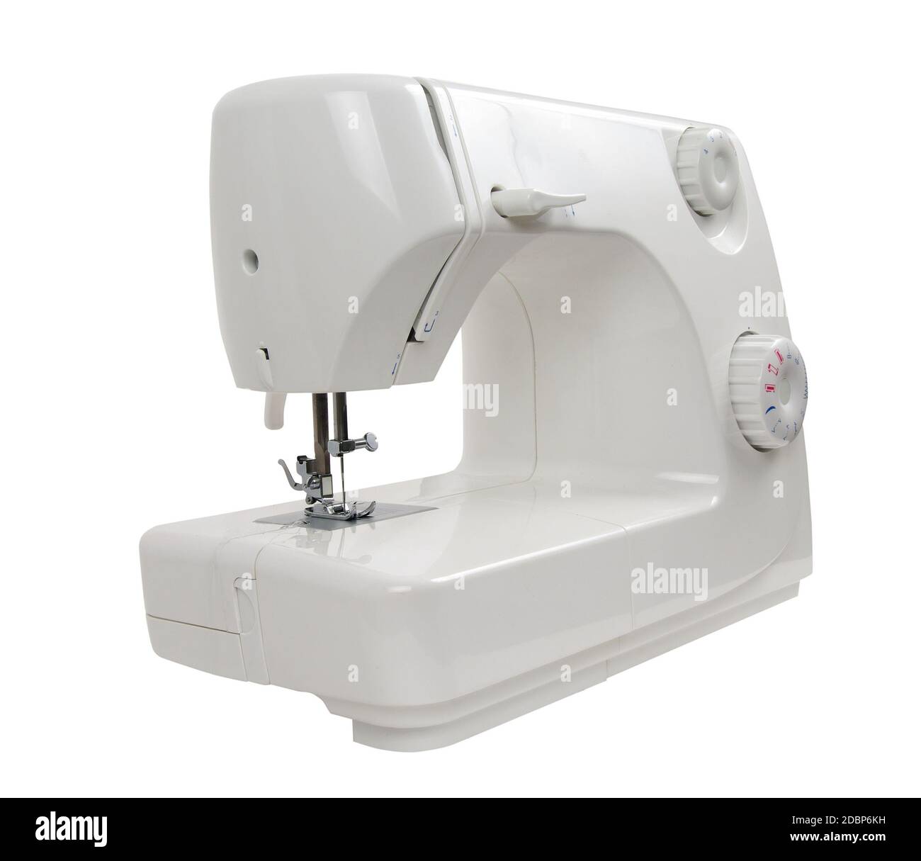 Sewing machine detail on Cut Out Stock Images & Pictures - Alamy