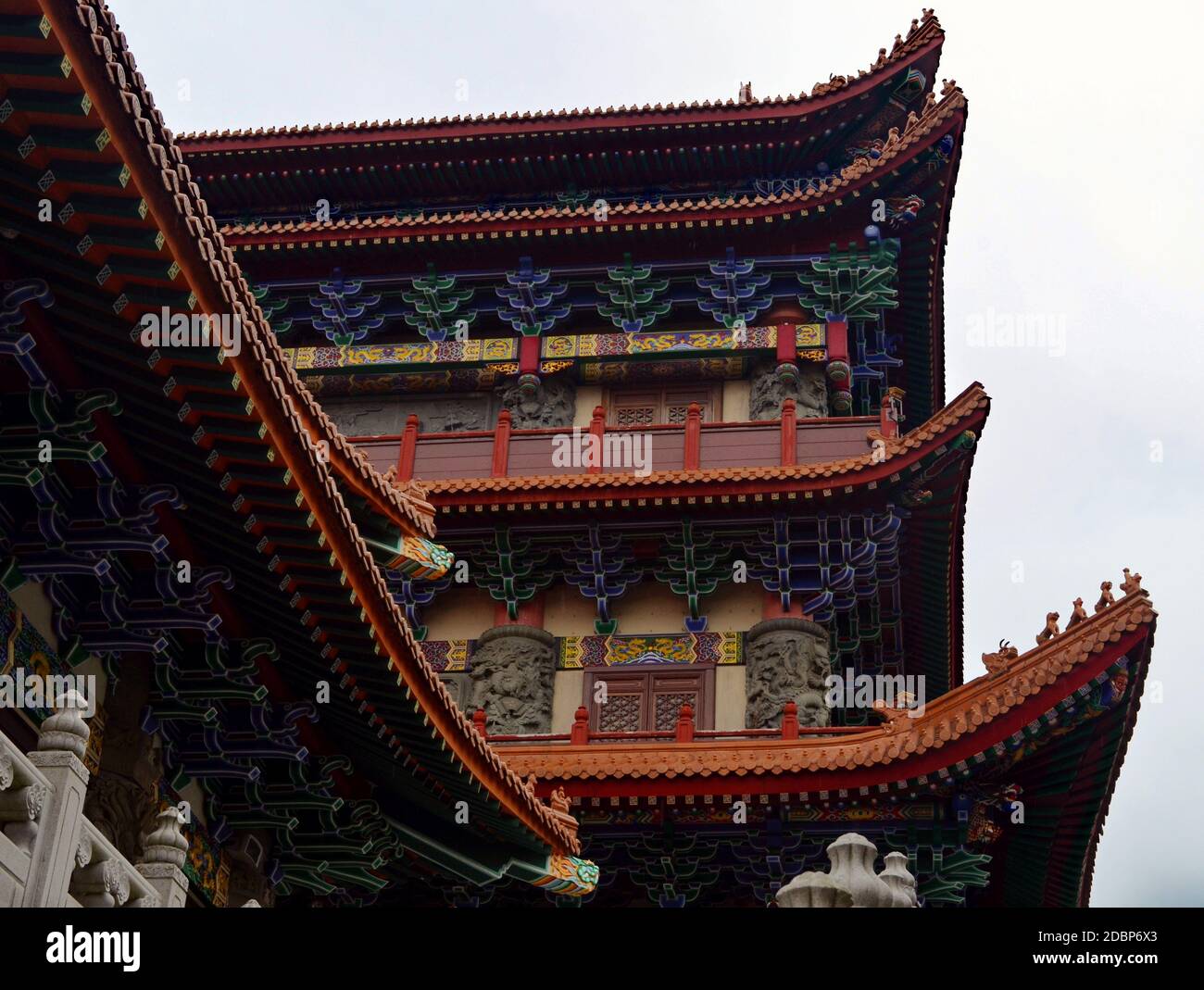 Hong Kong - Po Lin Monastery Architecture Stock Photo - Alamy