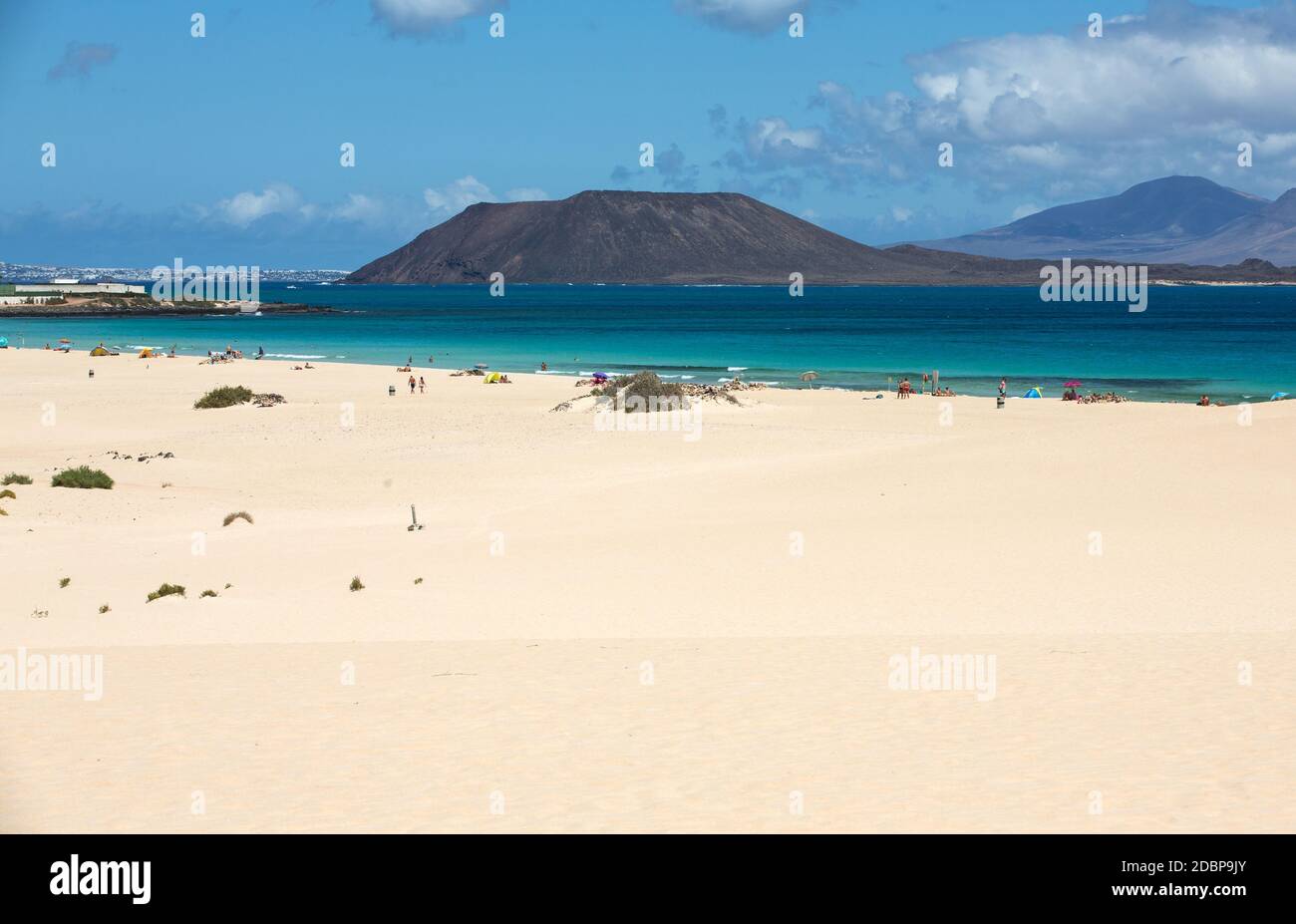 Corralejo Beach on Fuerteventura, Canary Islands Stock Photo - Alamy