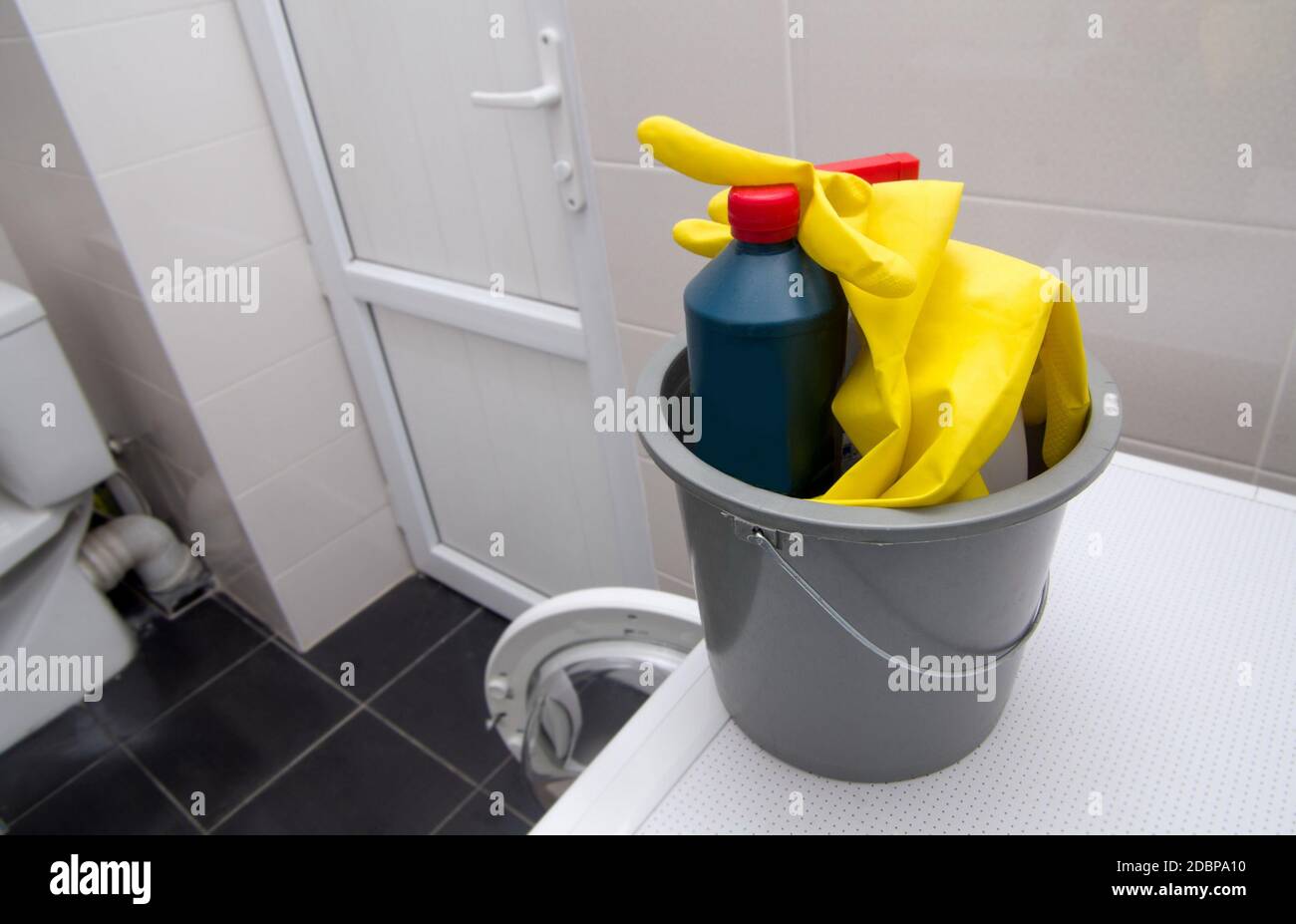 washing stuff closeup in bucket Stock Photo - Alamy