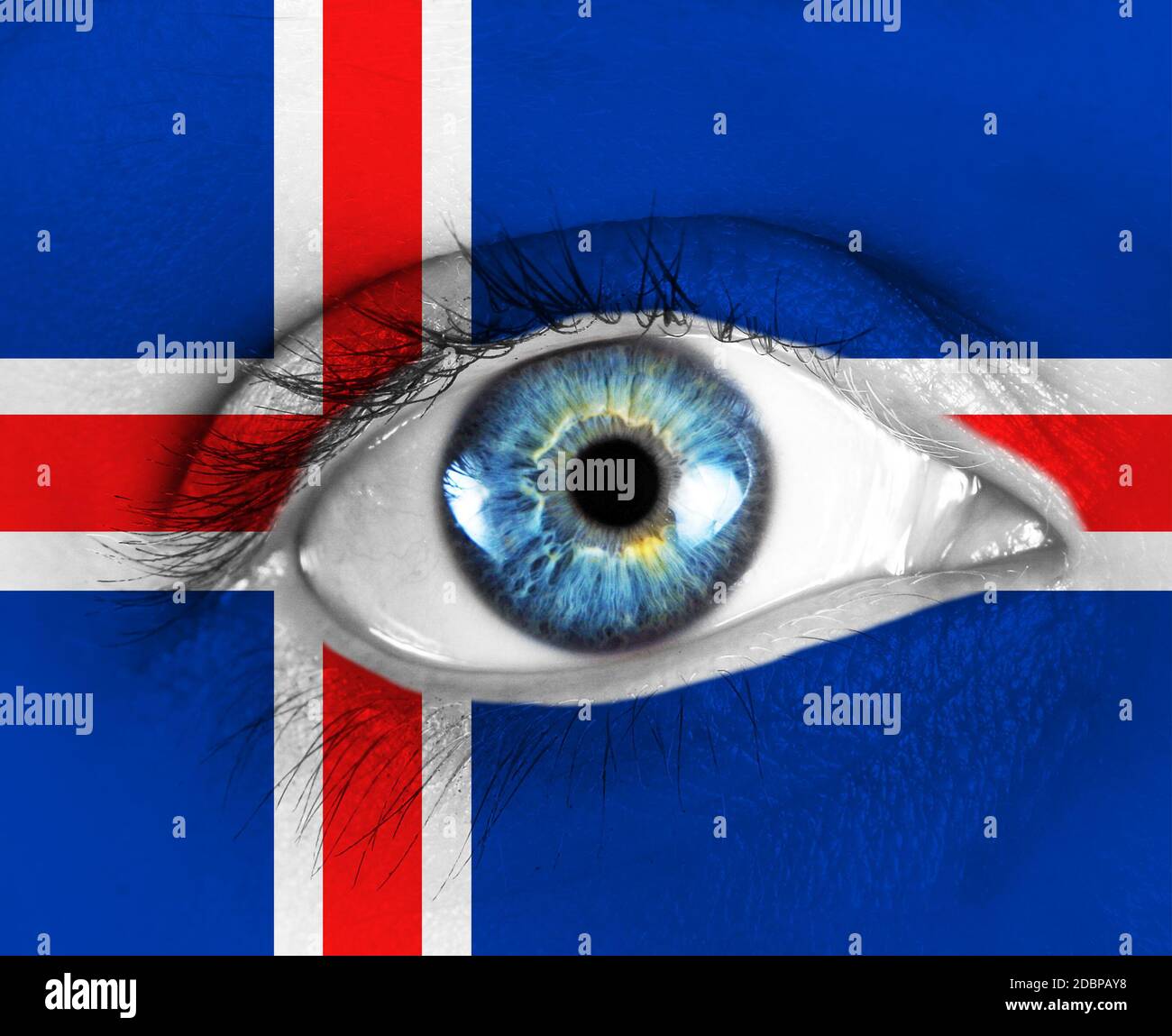 Eye fan flag hi-res stock photography and images - Alamy