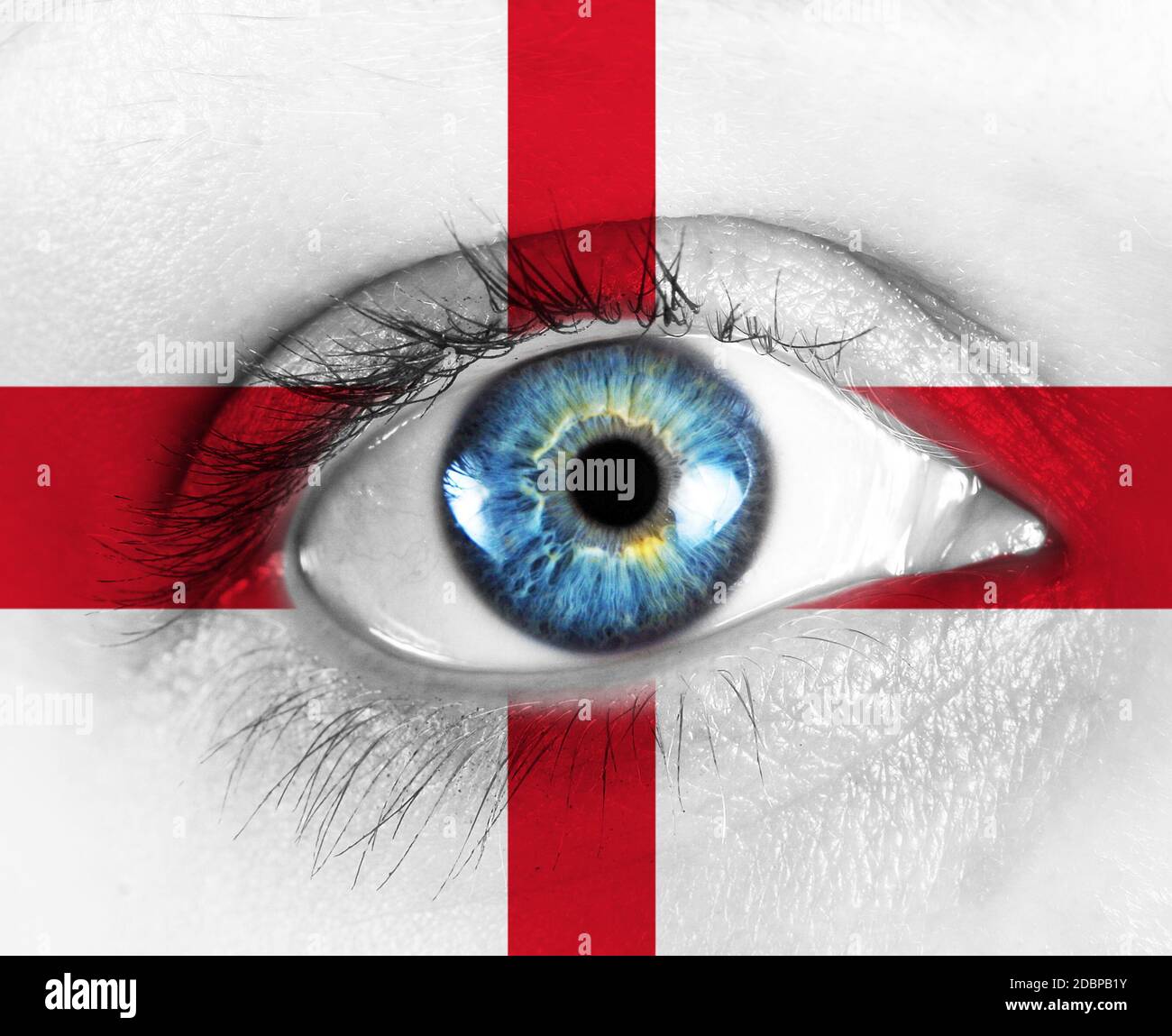 eye of the fan with flag Stock Photo - Alamy