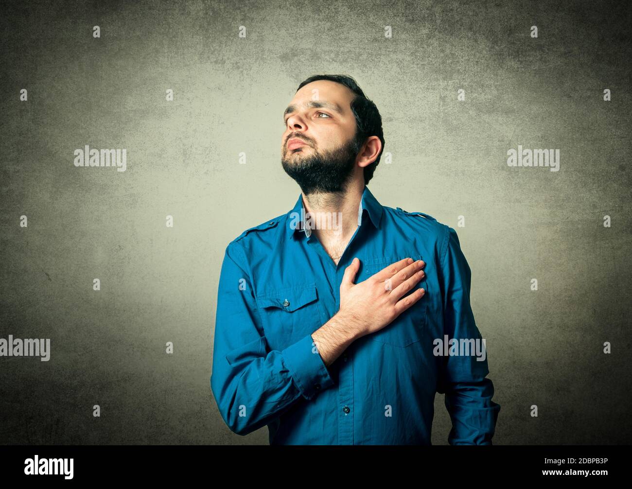 patriot man standing closeup portrait Stock Photo - Alamy