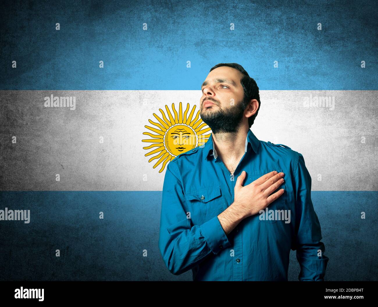 patriot man standing closeup portrait Stock Photo - Alamy