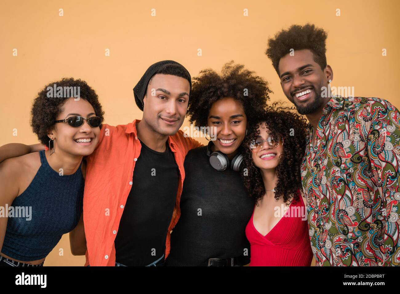Afro friends having fun together Stock Photo - Alamy