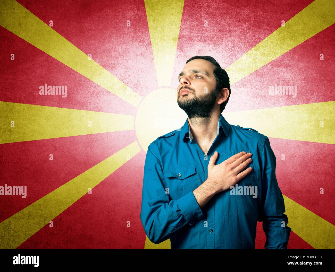 patriot man standing closeup portrait Stock Photo - Alamy