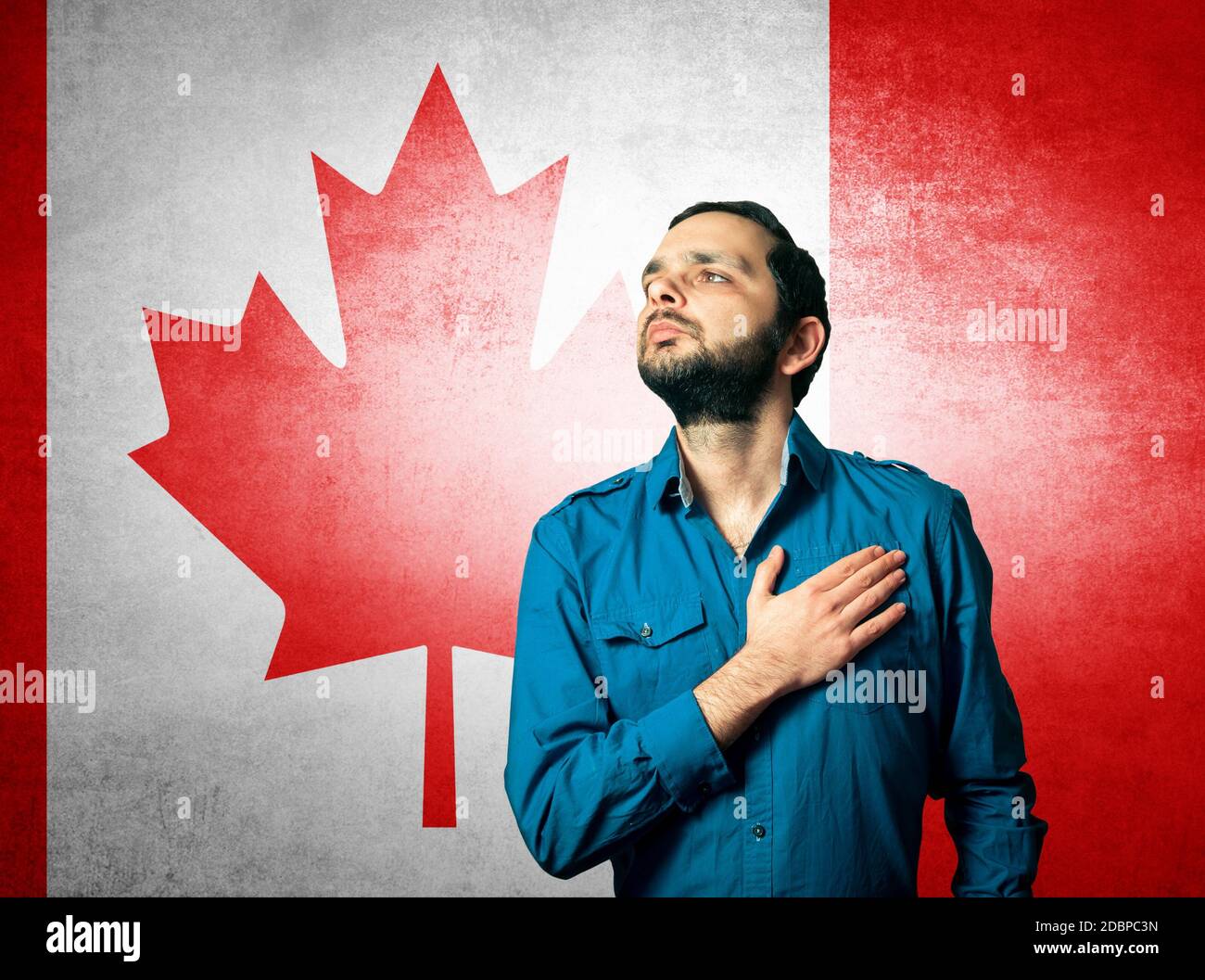 patriot man standing closeup portrait Stock Photo - Alamy
