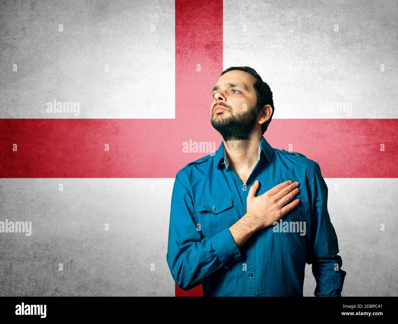 patriot man standing closeup portrait Stock Photo - Alamy