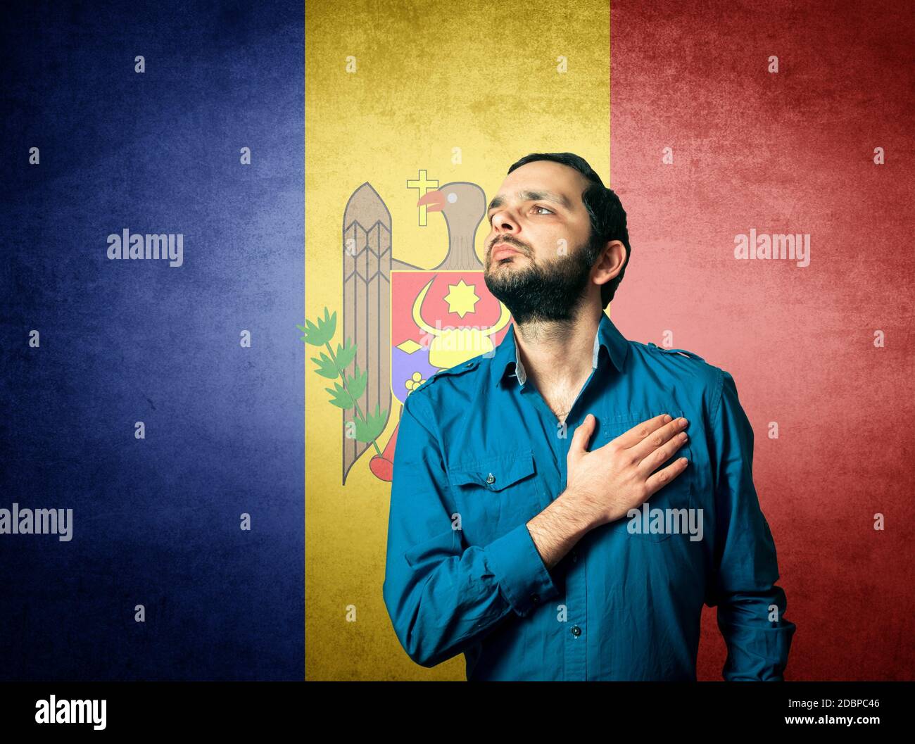 patriot man standing closeup portrait Stock Photo - Alamy