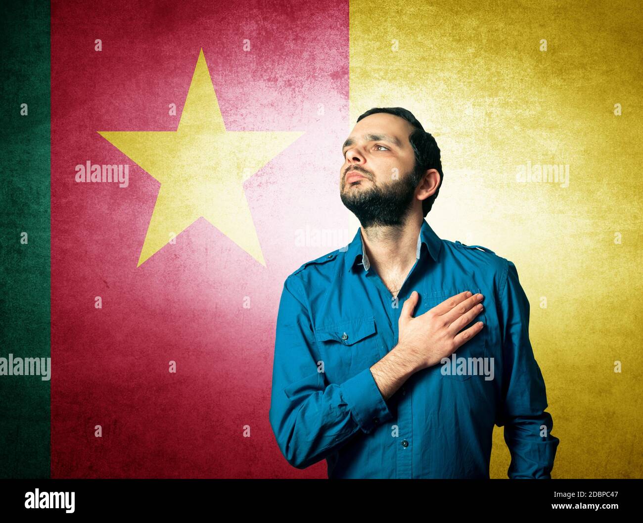 patriot man standing closeup portrait Stock Photo - Alamy