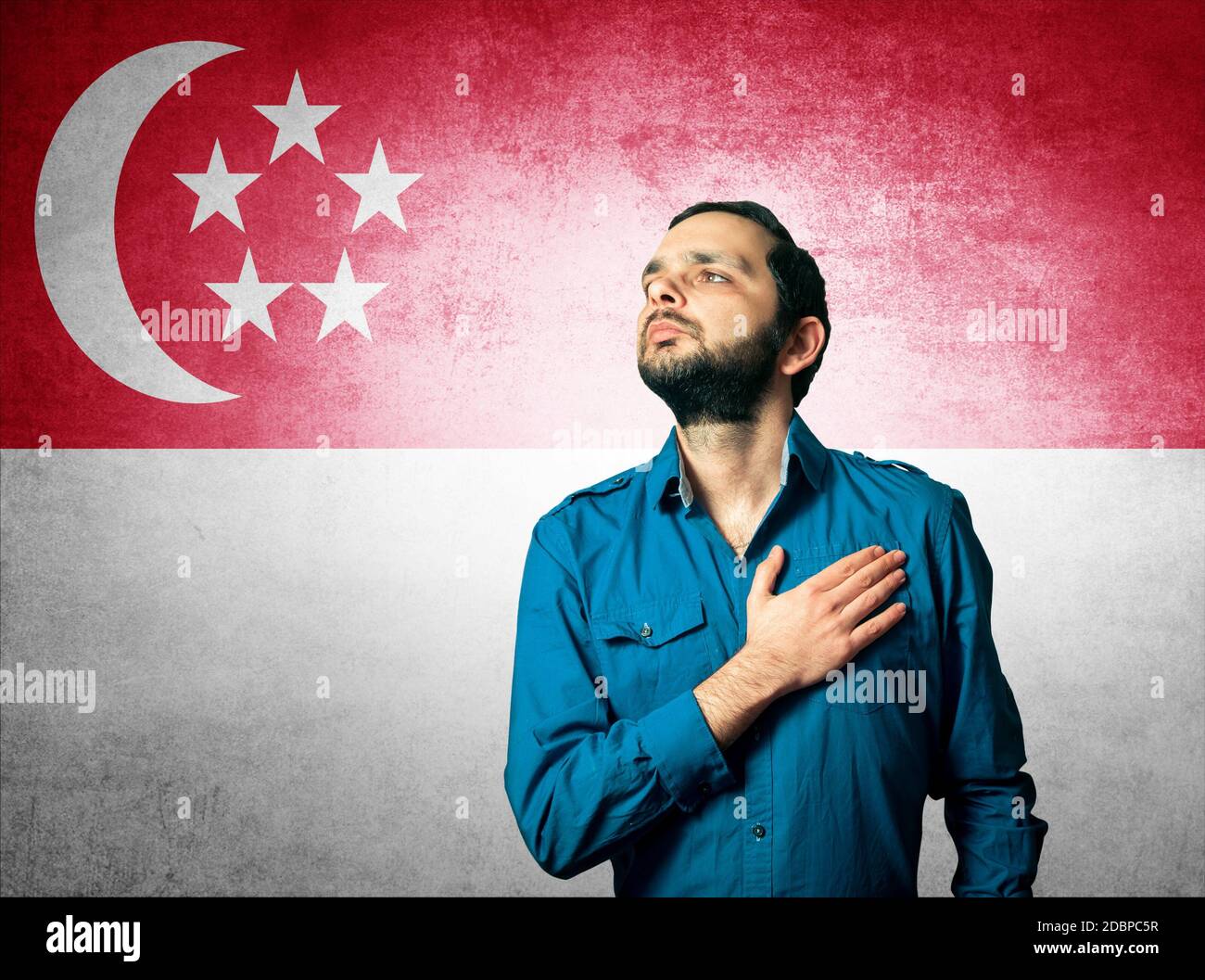 patriot man standing closeup portrait Stock Photo - Alamy