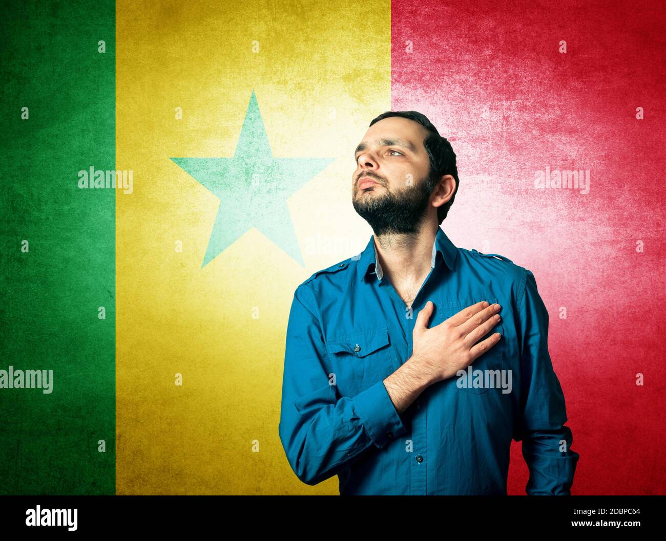 patriot man standing closeup portrait Stock Photo - Alamy