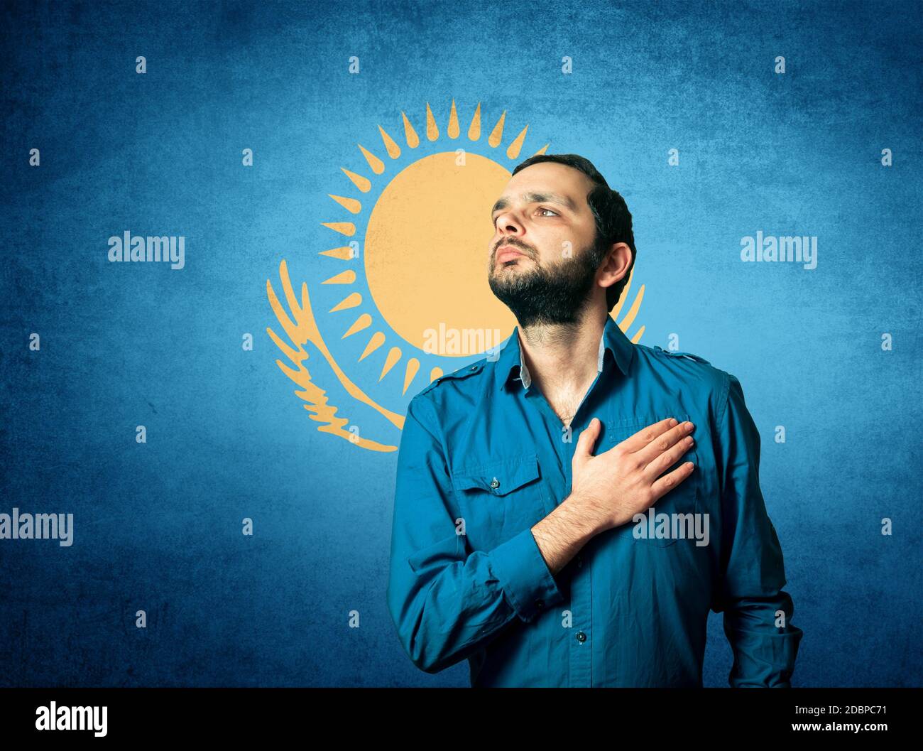 patriot man standing closeup portrait Stock Photo - Alamy