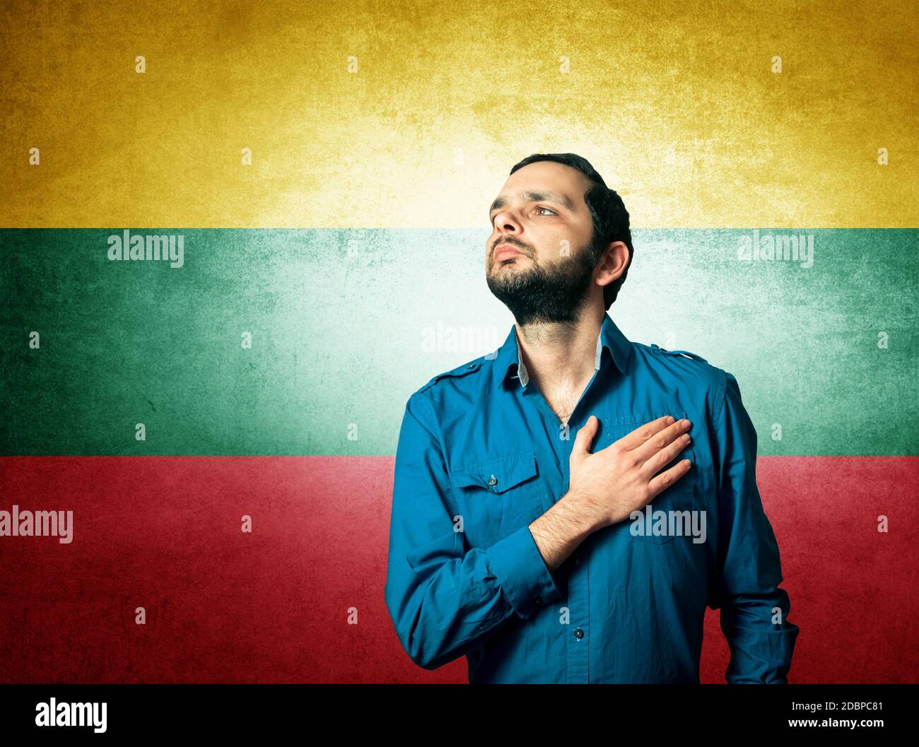 patriot man standing closeup portrait Stock Photo - Alamy