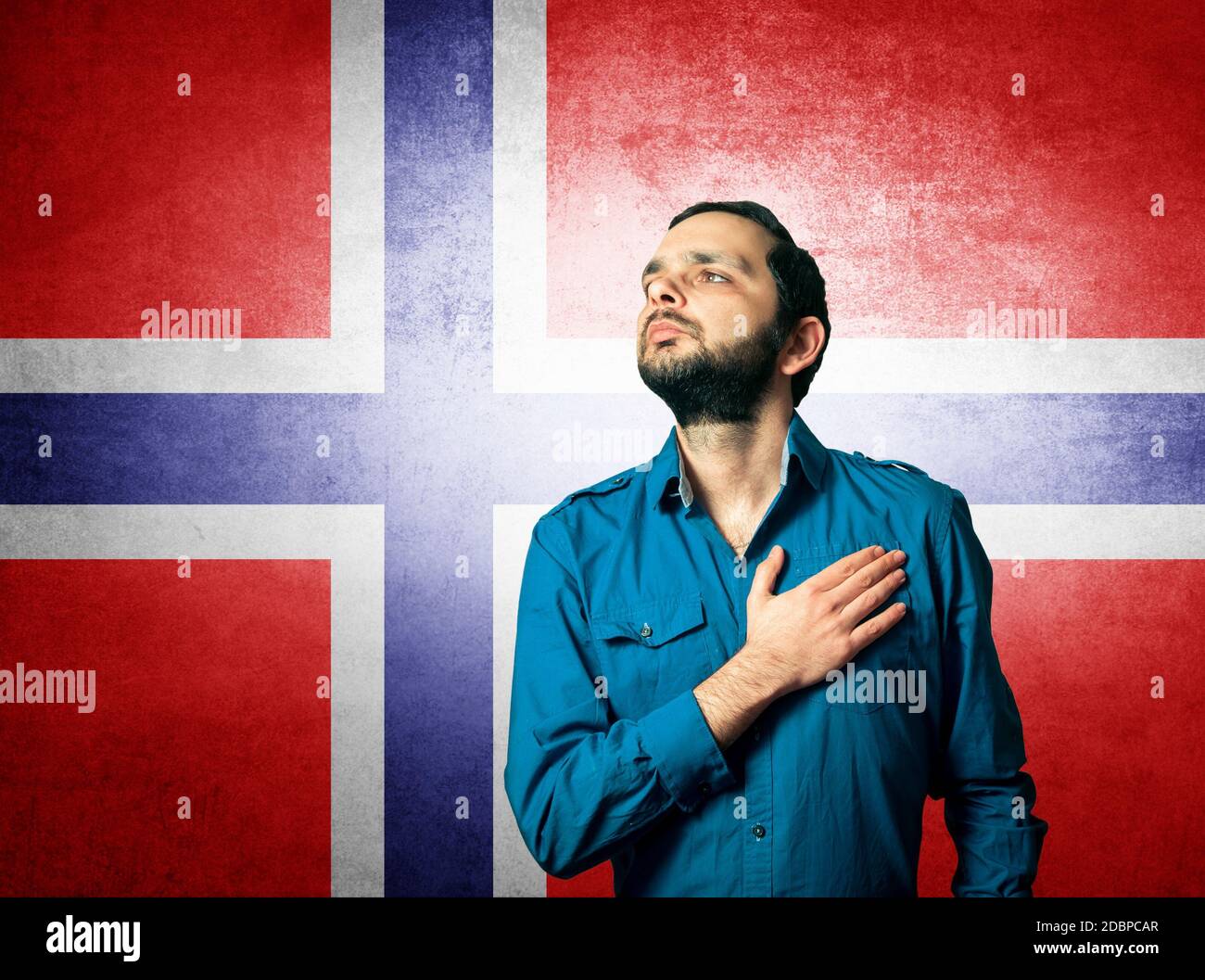 patriot man standing closeup portrait Stock Photo - Alamy
