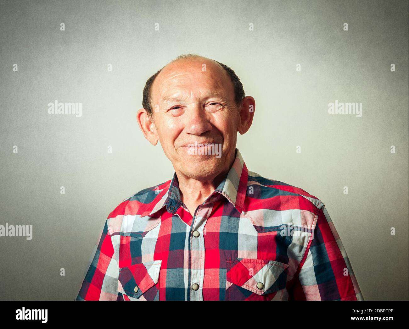 portrait of the funny senior man Stock Photo - Alamy