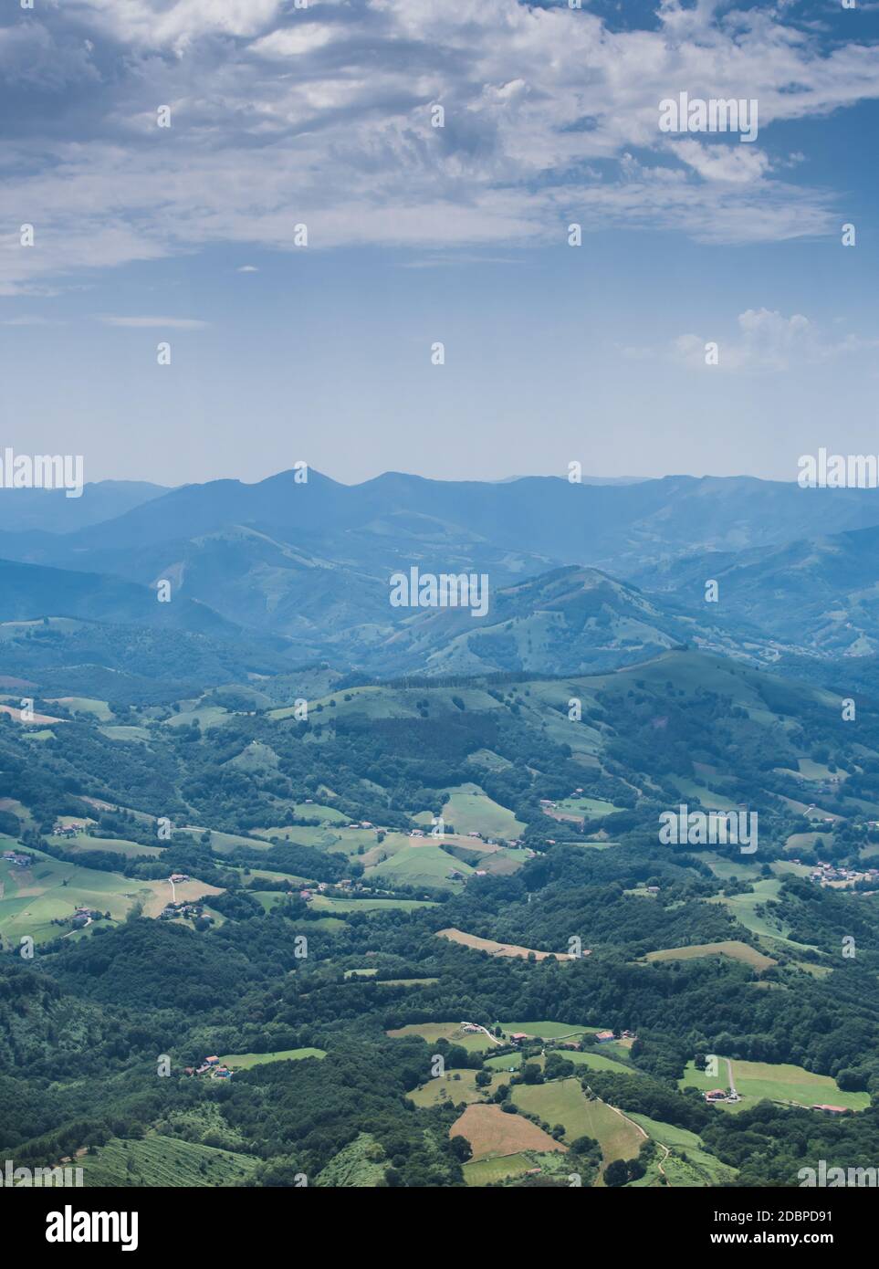 The Rhune mountain in the Pyrenees-Atlantique in France Stock Photo - Alamy