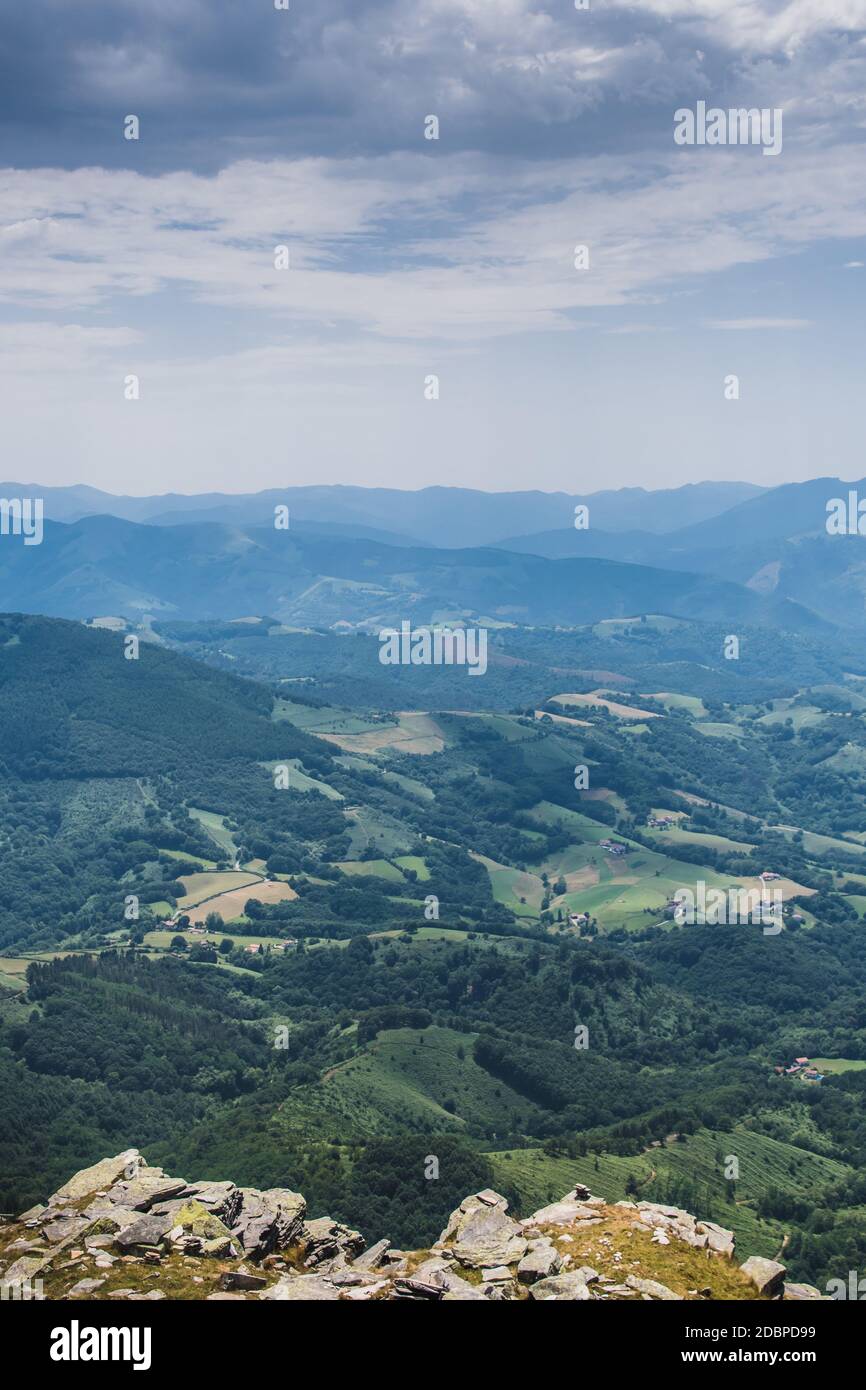 The Rhune mountain in the Pyrenees-Atlantique in France Stock Photo - Alamy