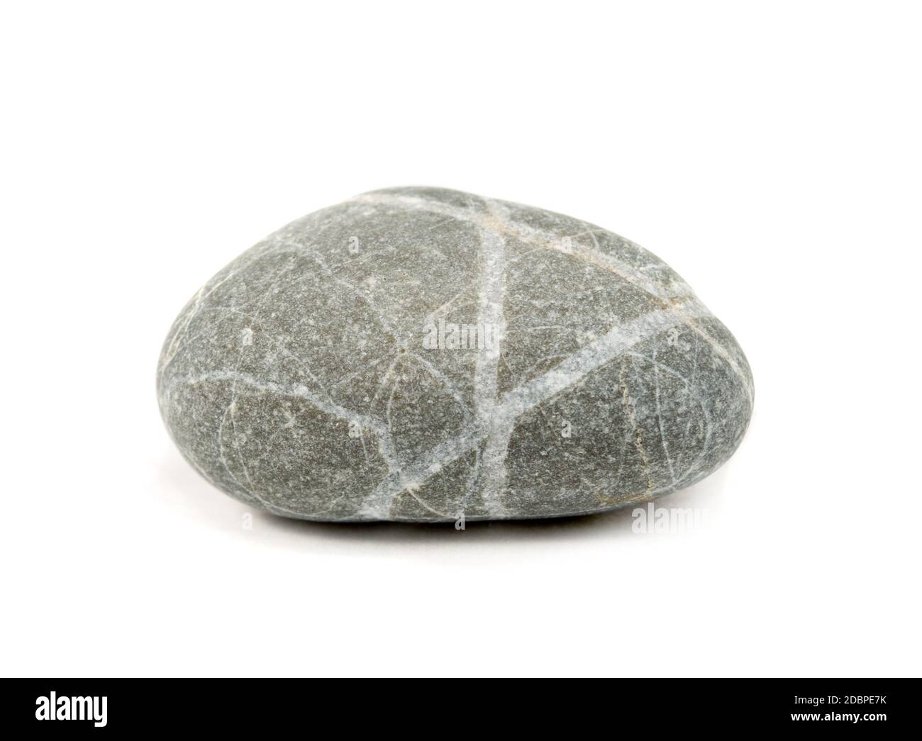 Stone from the sea on white Stock Photo - Alamy