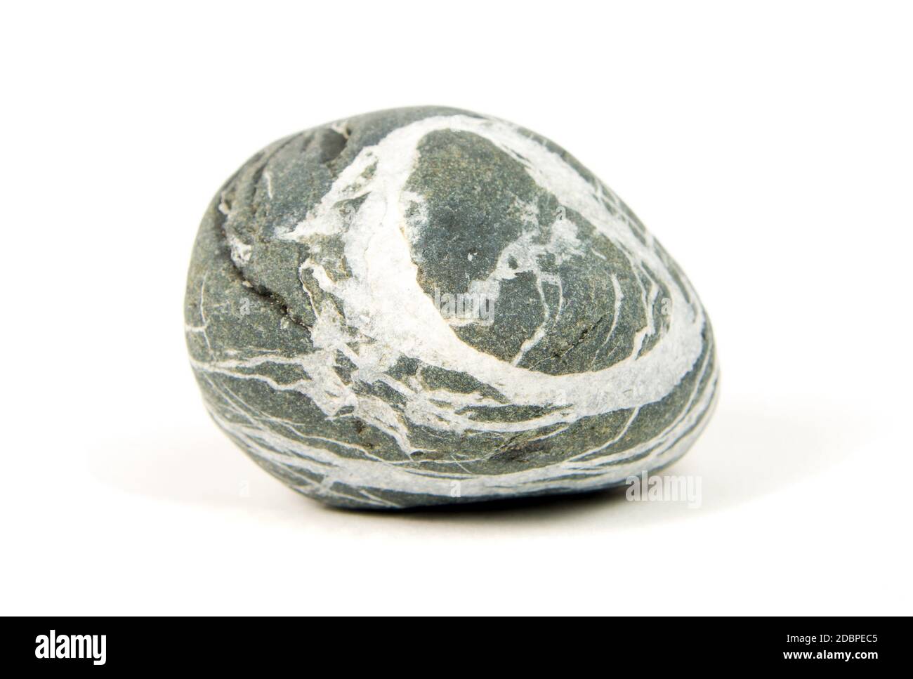 Stone from the sea on white Stock Photo - Alamy