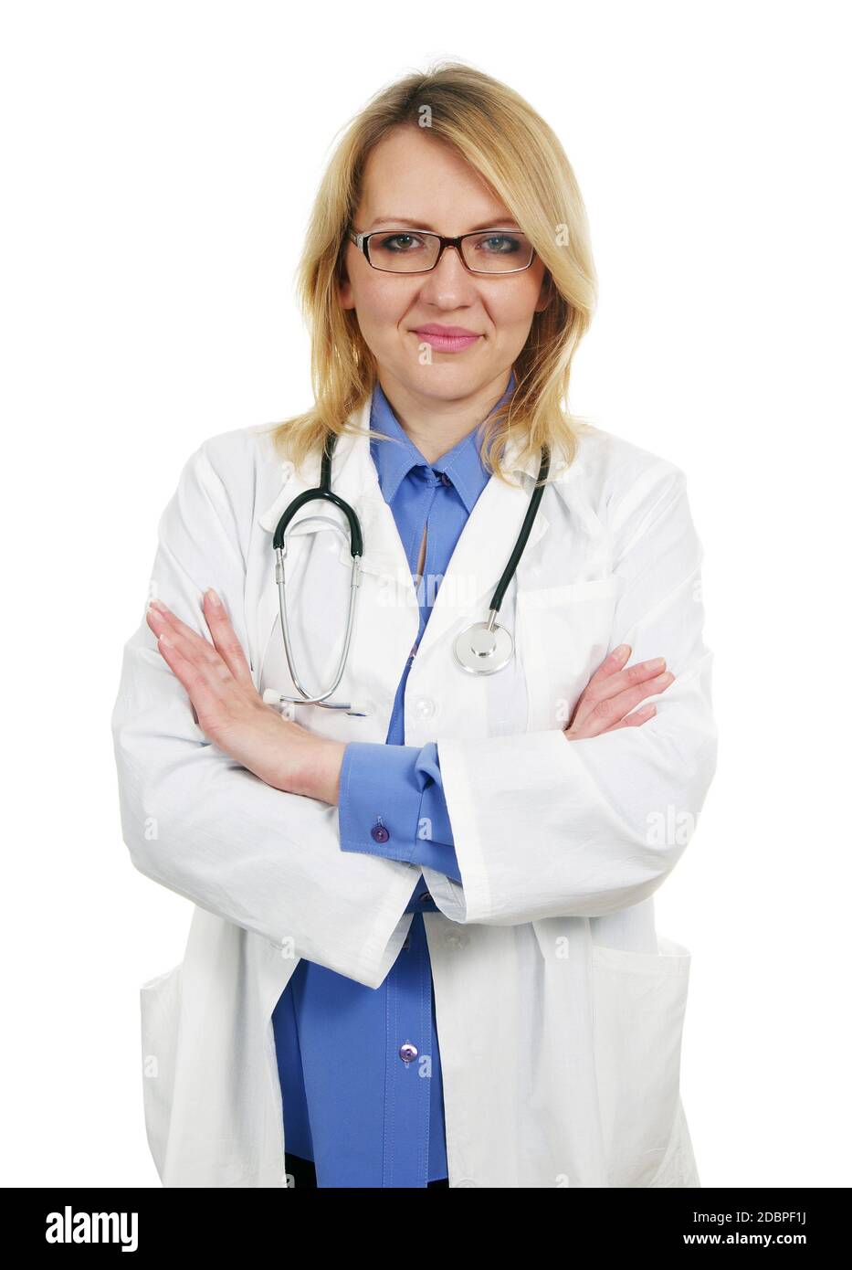 Female blond doctor Stock Photo - Alamy
