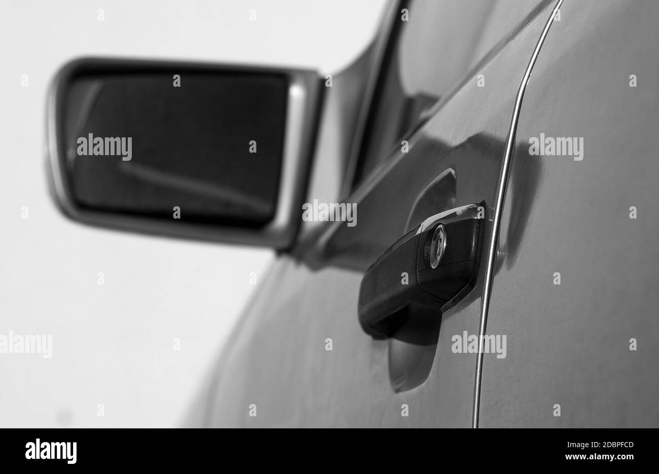 Closeup of the car handle Stock Photo - Alamy