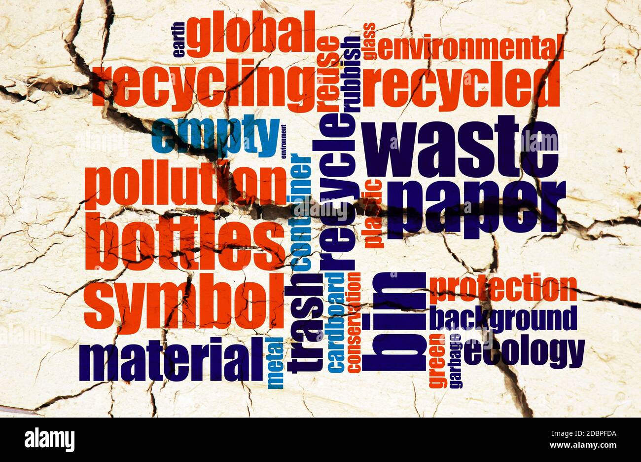 Recycle word cloud grunge concept Stock Photo - Alamy