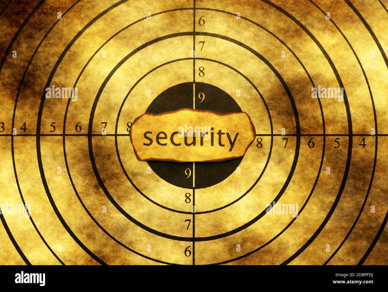 Security grunge target Stock Photo - Alamy