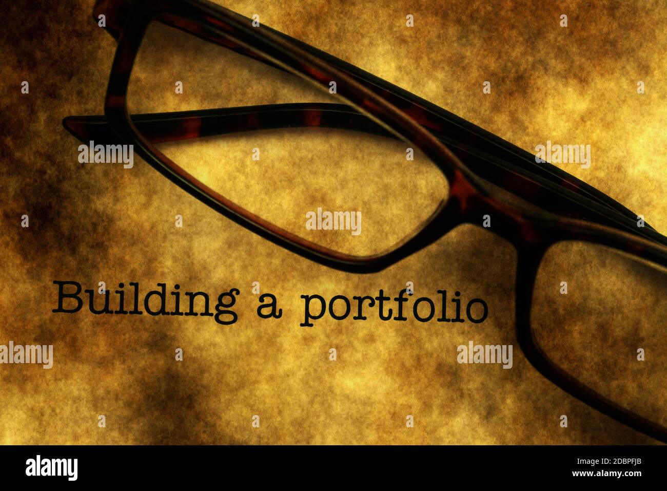 Building a portfolio Stock Photo - Alamy