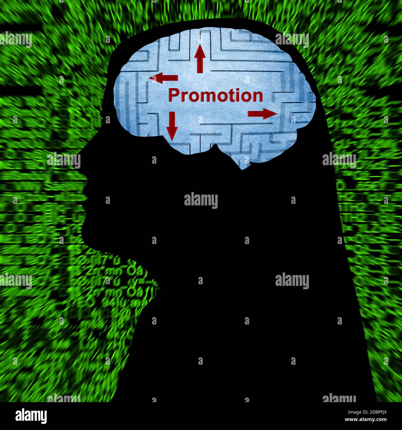 Promotion in mind concept Stock Photo - Alamy