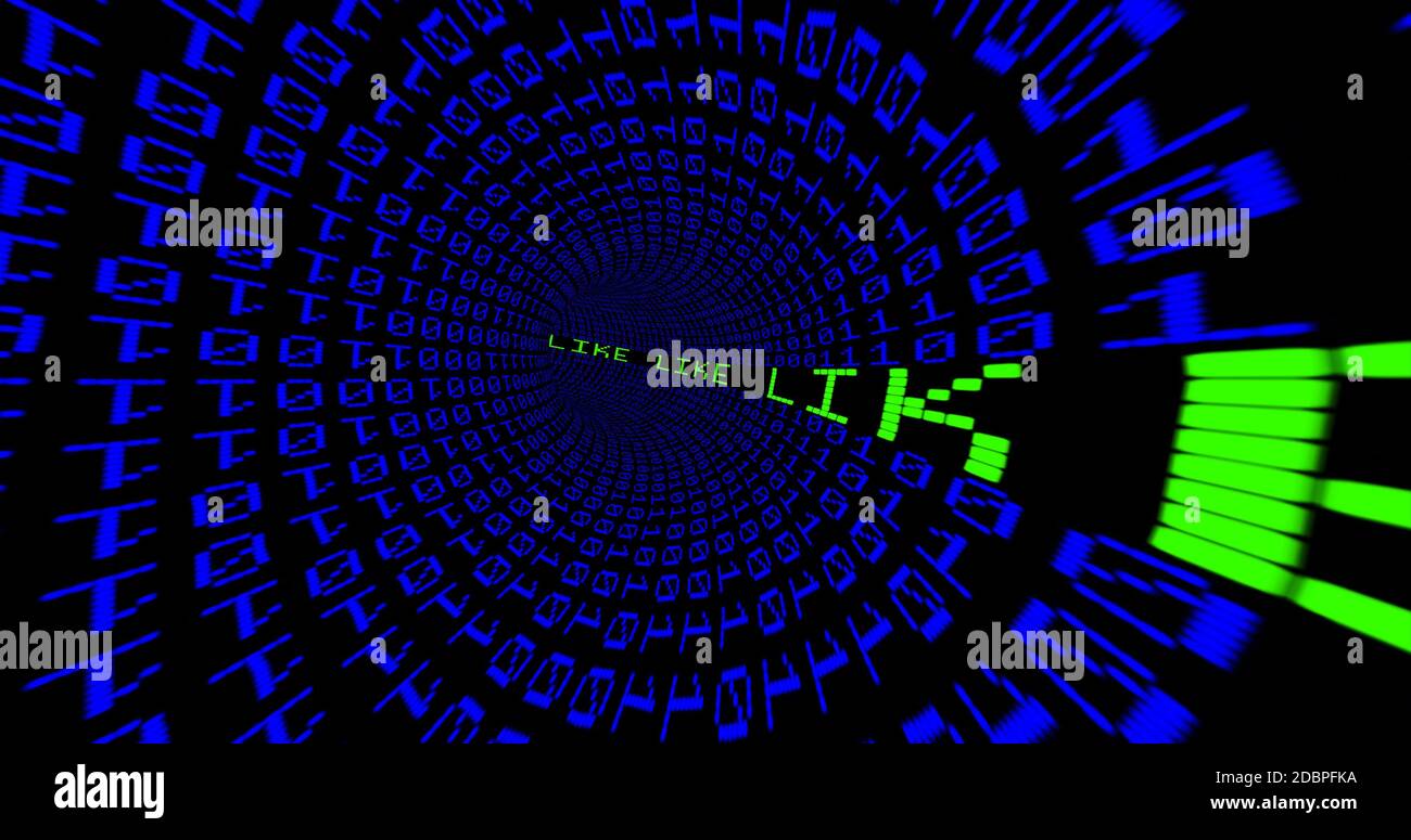 like matrix tunnel concept Stock Photo - Alamy