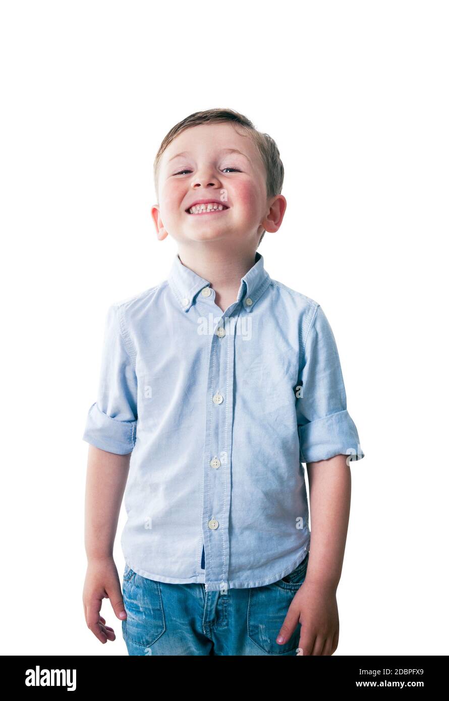 Funny little boy portrait Stock Photo - Alamy